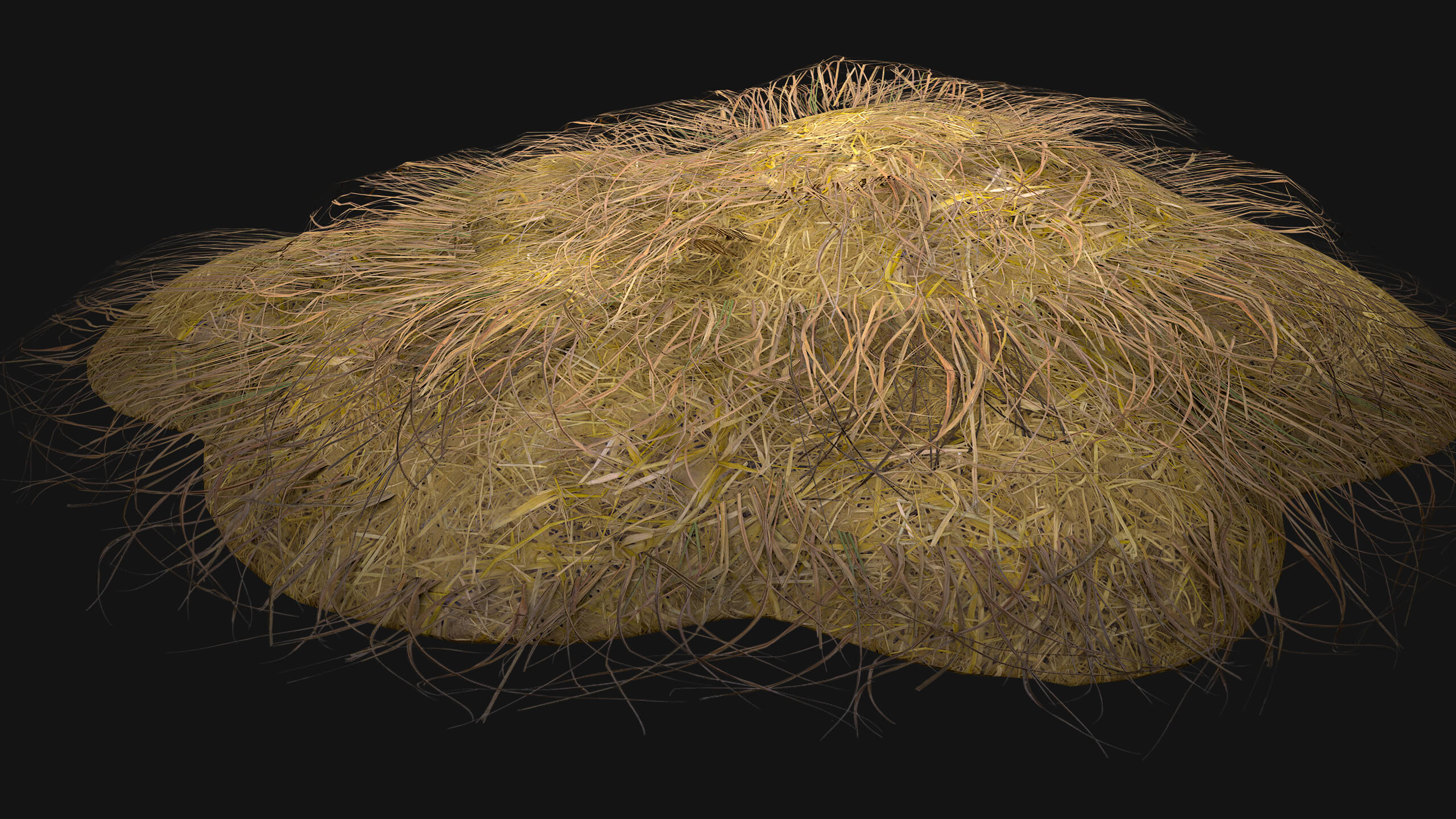 Haystack and Straw on Earth - 3D Model by Dereza