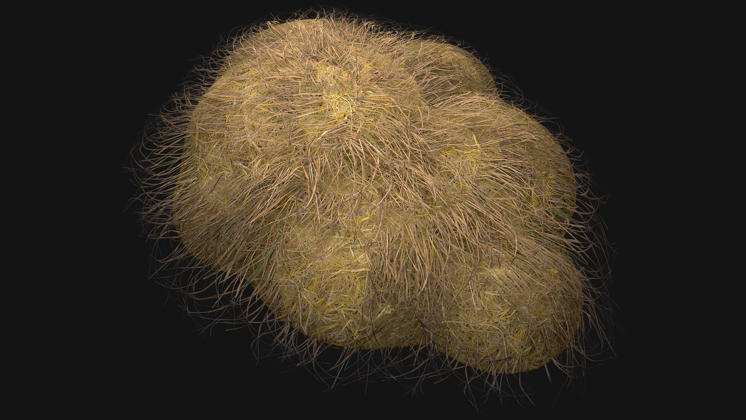 Haystack and Straw on Earth - 3D Model by Dereza