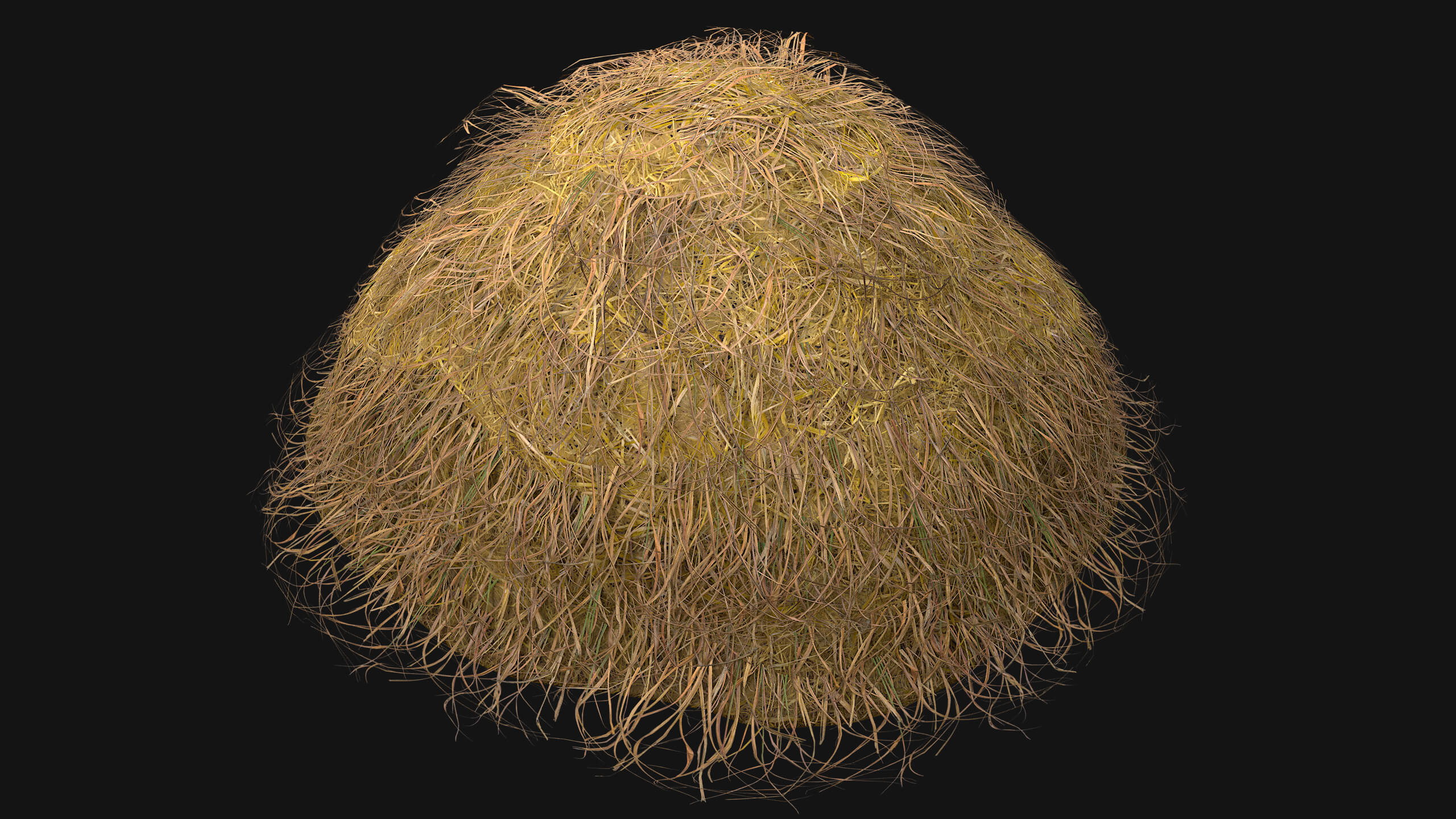 Haystack Stack of Hay Straw Pile - 3D Model by Dereza
