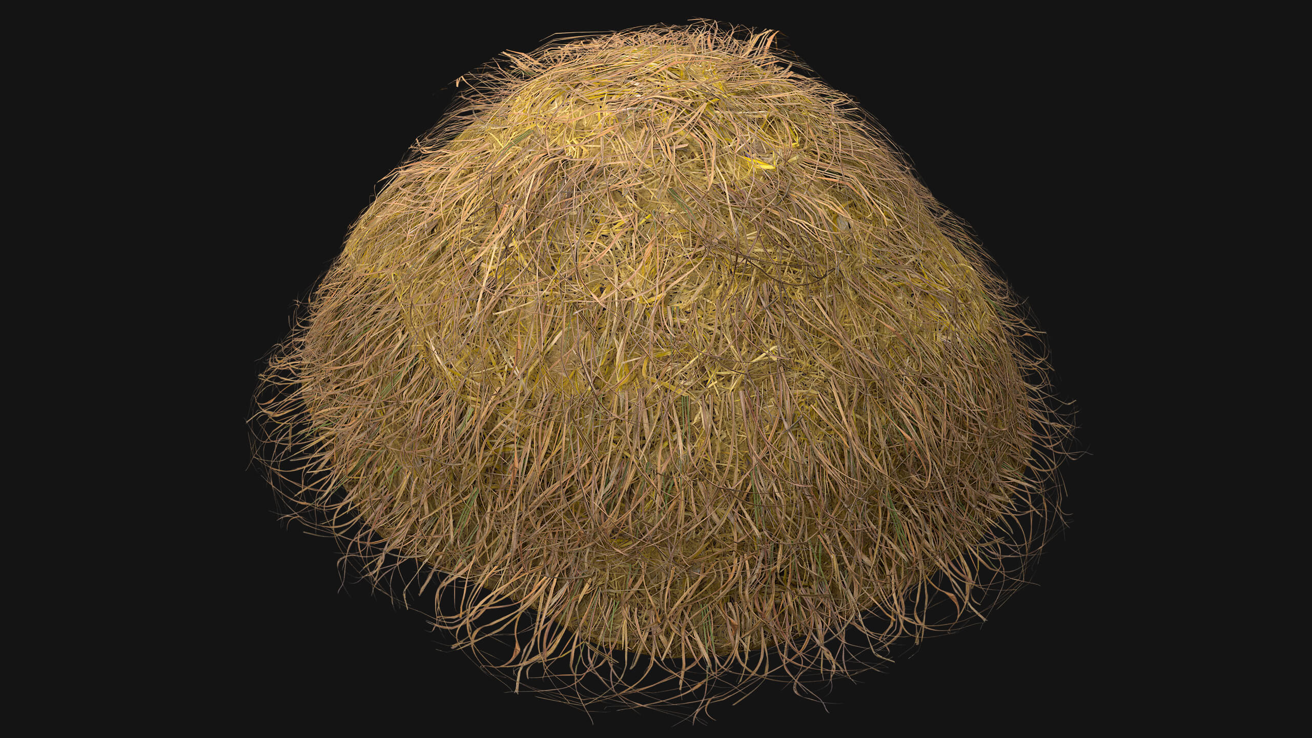 Haystack Stack of Hay Straw Pile - 3D Model by Dereza
