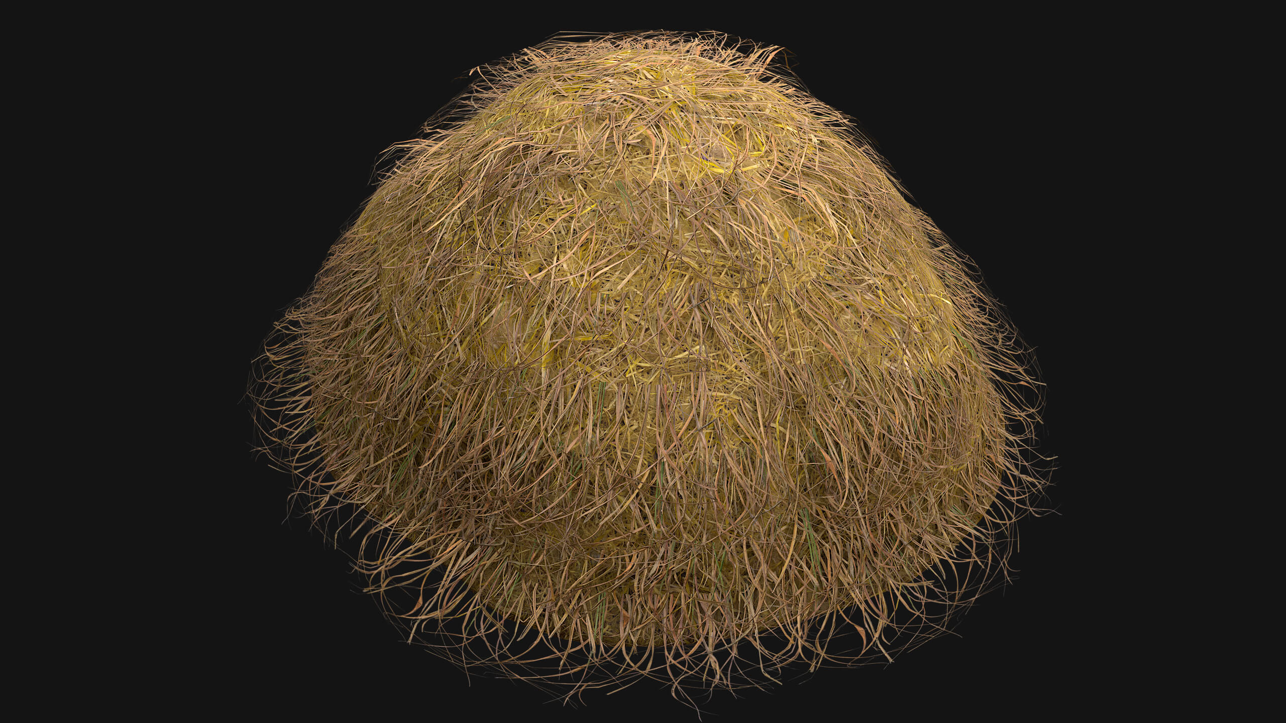 Haystack Stack of Hay Straw Pile - 3D Model by Dereza