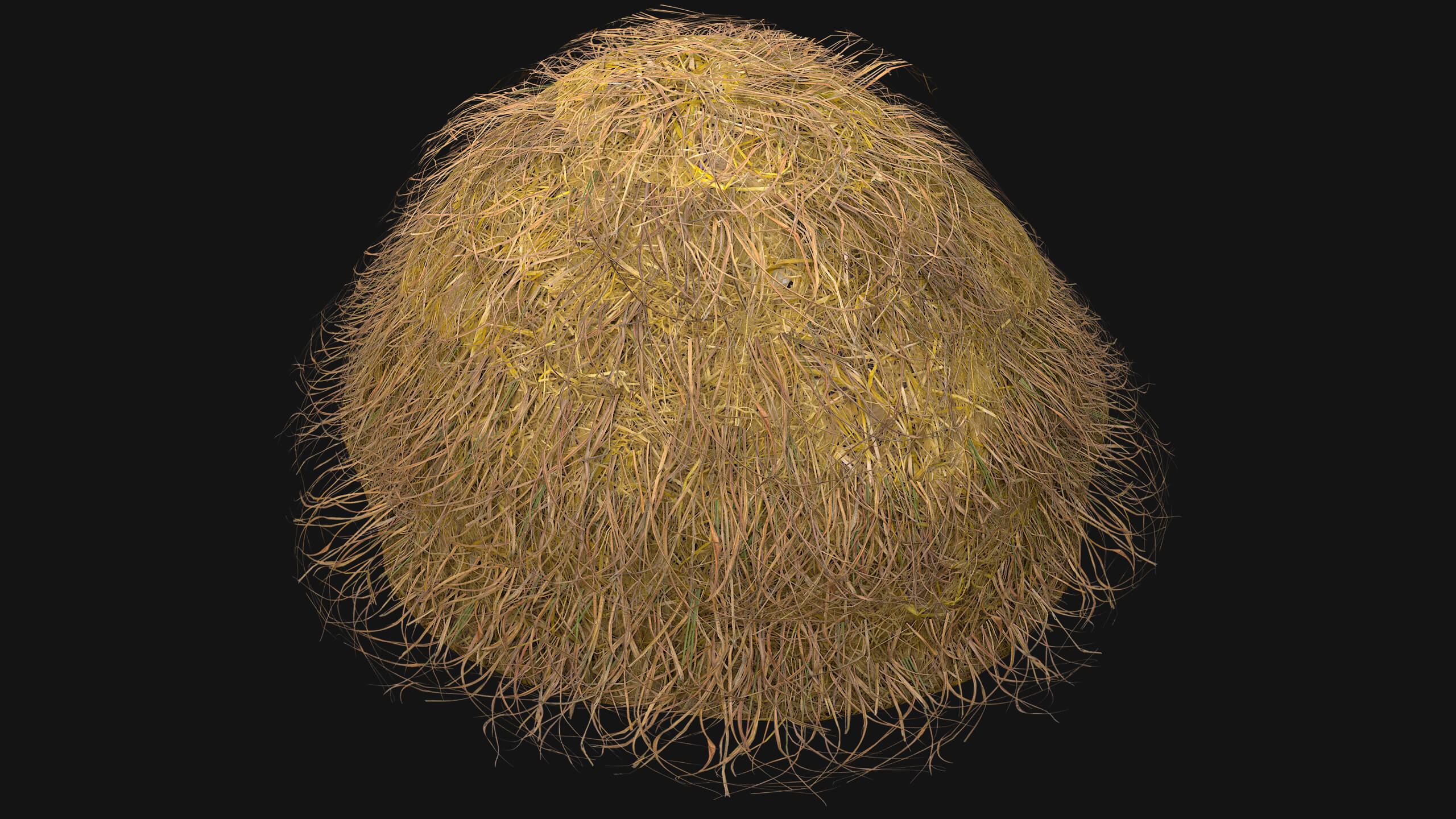 Haystack Stack of Hay Straw Pile - 3D Model by Dereza