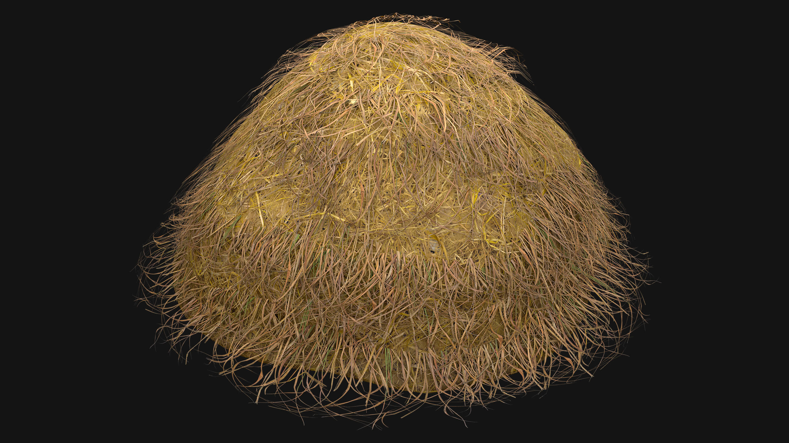 Haystack Stack of Hay Straw Pile - 3D Model by Dereza