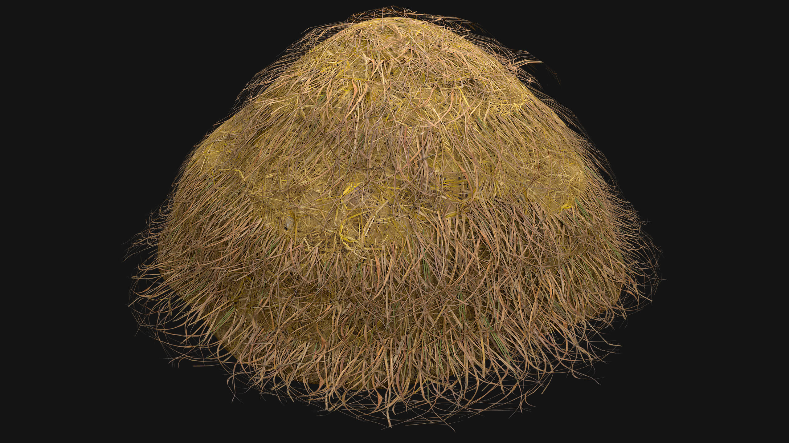 Haystack Stack of Hay Straw Pile - 3D Model by Dereza