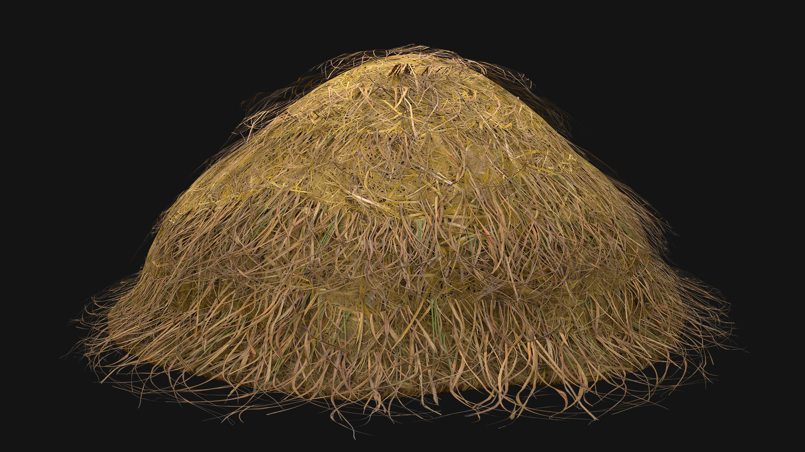 Haystack Stack of Hay Straw Pile - 3D Model by Dereza