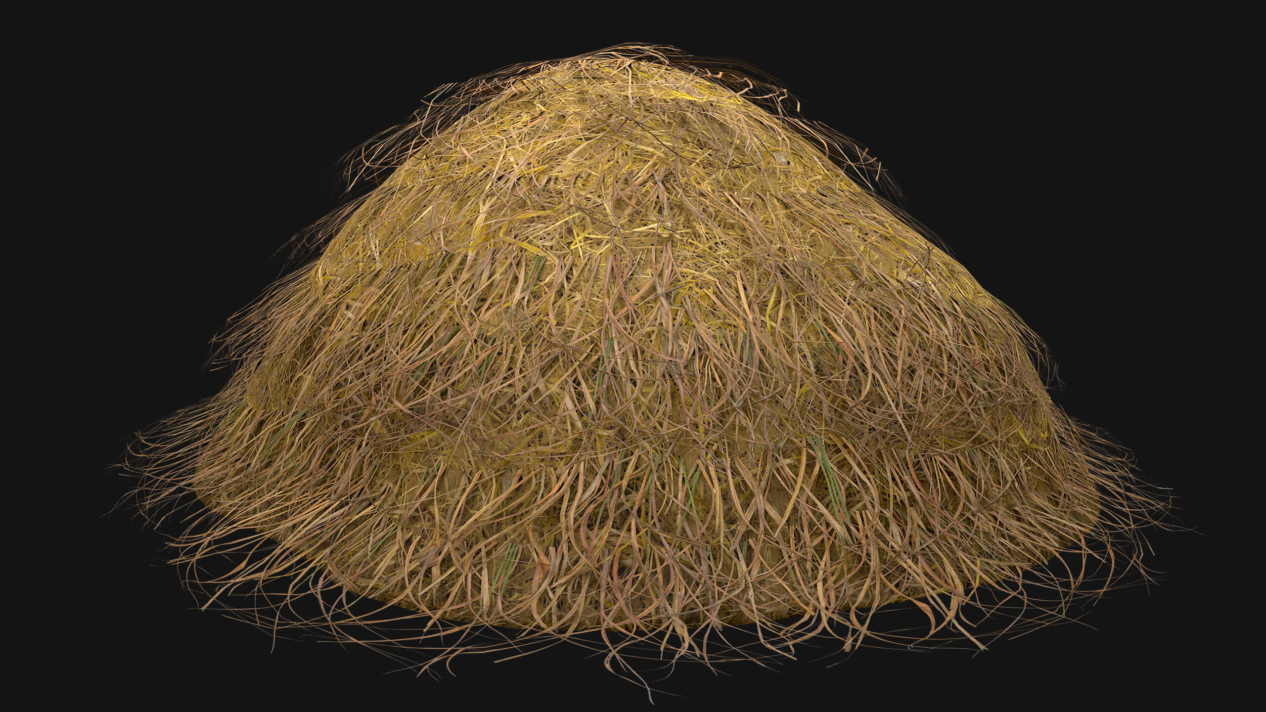 Haystack Stack of Hay Straw Pile - 3D Model by Dereza