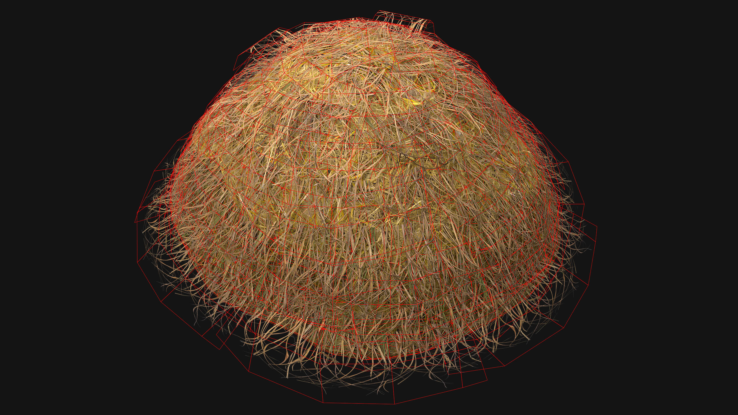 Haystack Stack of Hay Straw Pile - 3D Model by Dereza