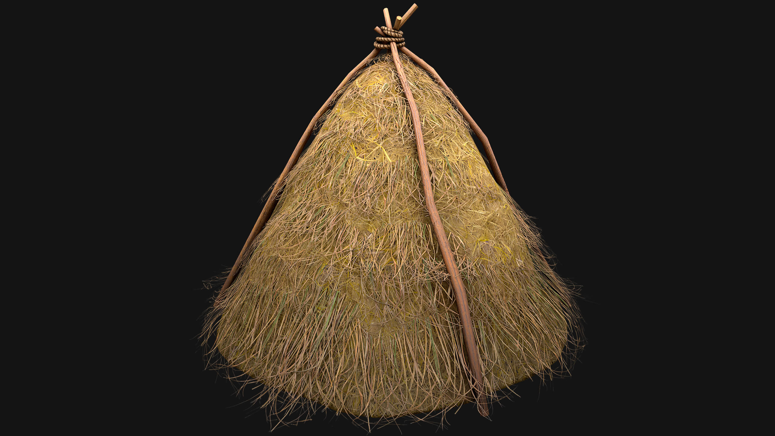 Hay Haystack Bale Farm Pack - 3D Model by Dereza