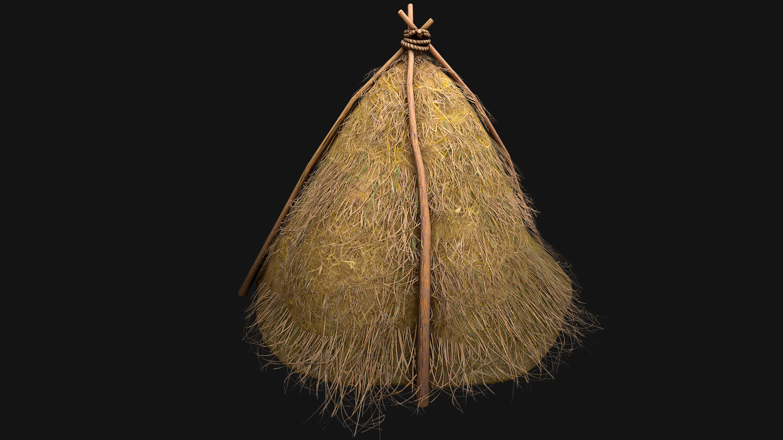 Hay Haystack Bale Farm Pack - 3D Model by Dereza