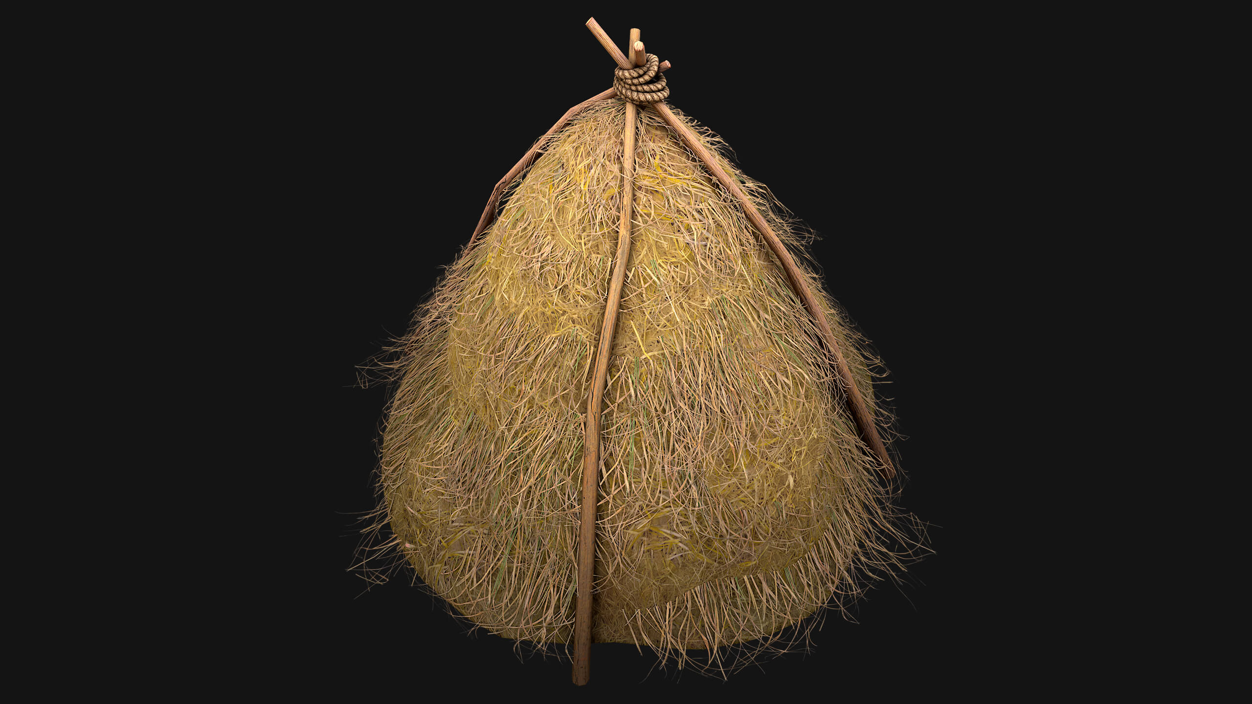 Hay Haystack Bale Farm Pack - 3D Model by Dereza