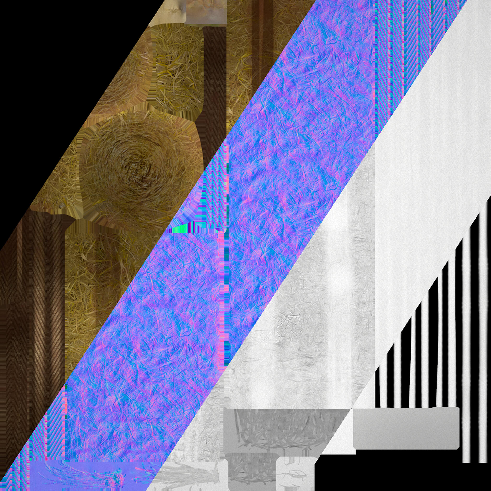 Hay Haystack Bale Farm Pack - 3D Model by Dereza