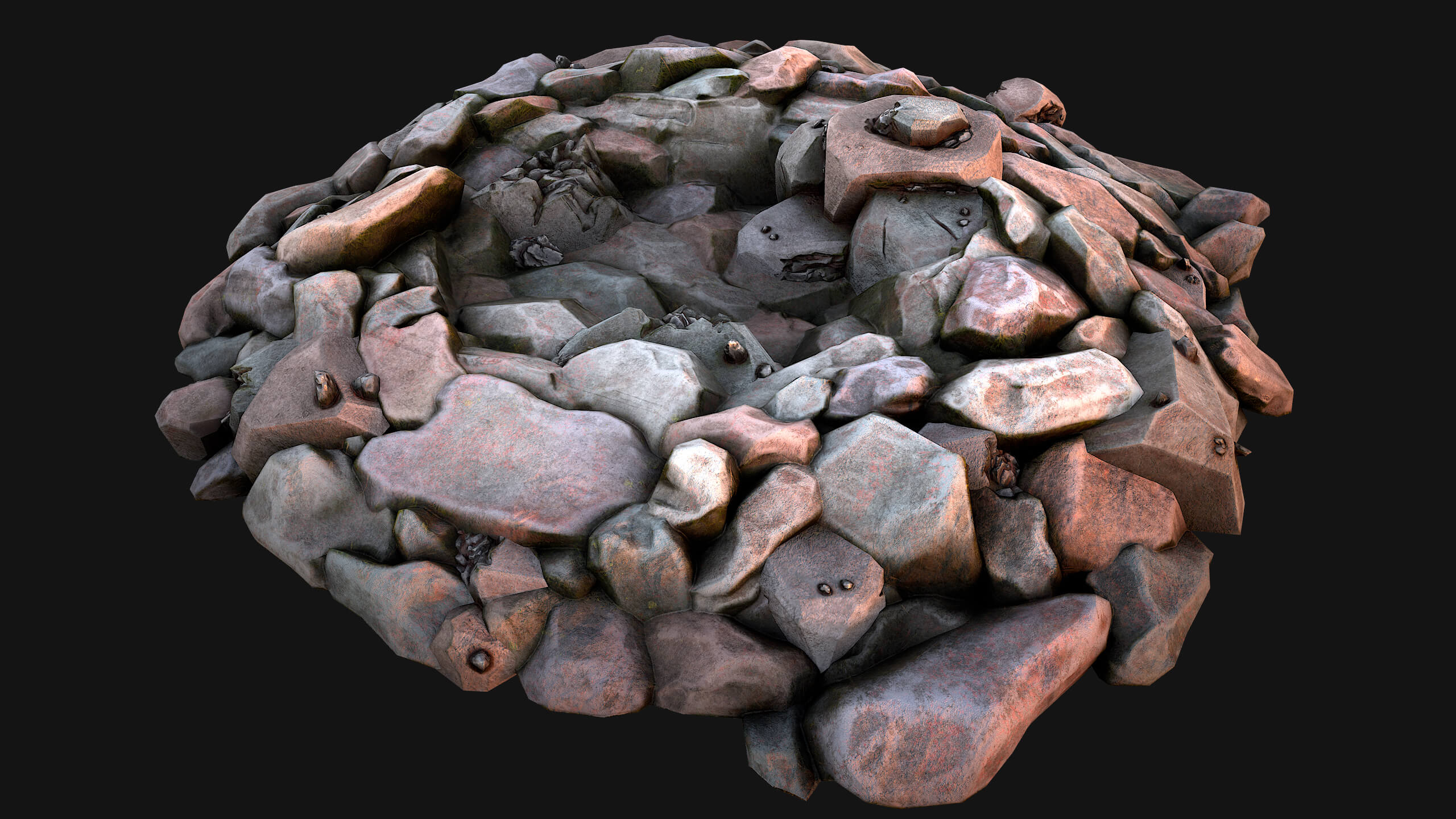 Iron Metal Ore Minerals - 3D Model by Dereza