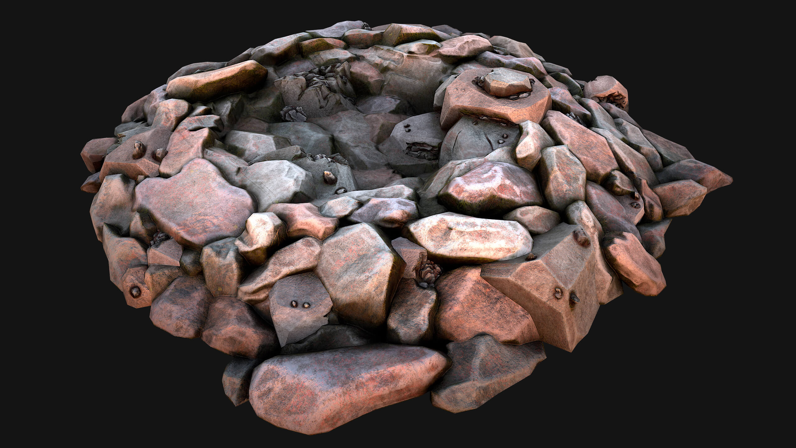 Iron Metal Ore Minerals - 3D Model by Dereza