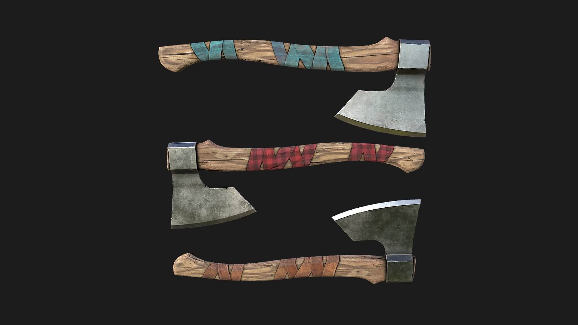 Lumberjack Axe - 3D Model by Dereza