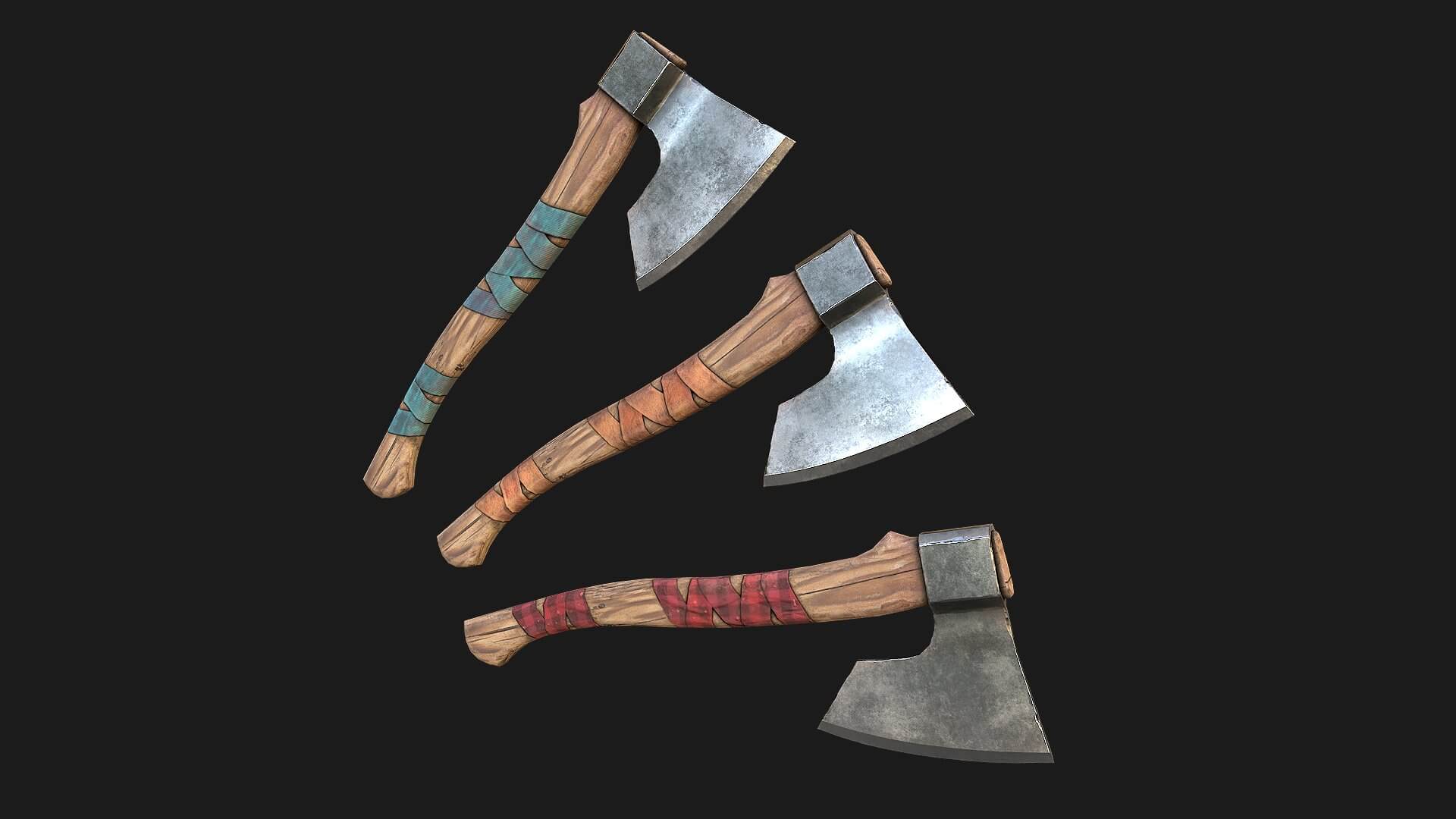 Lumberjack Axe - 3D Model by Dereza