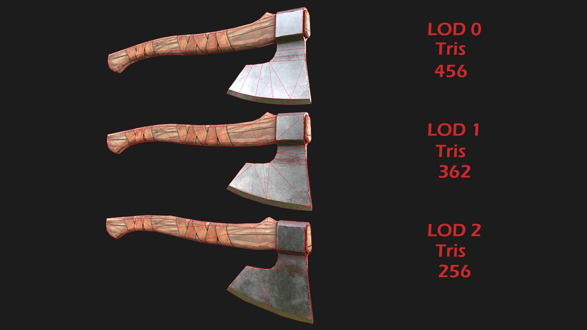 Lumberjack Axe - 3D Model by Dereza