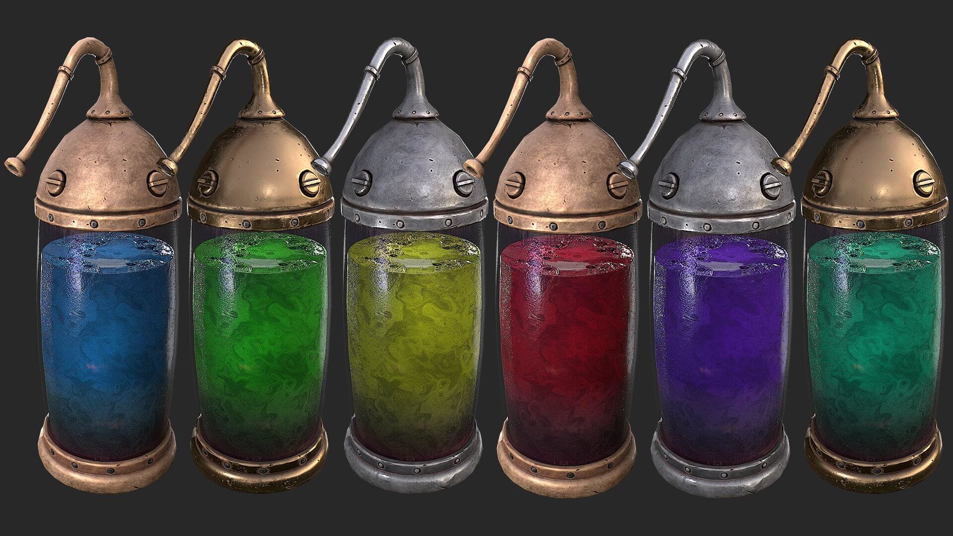 Medieval Capsule Laboratory - 3D Model by Dereza