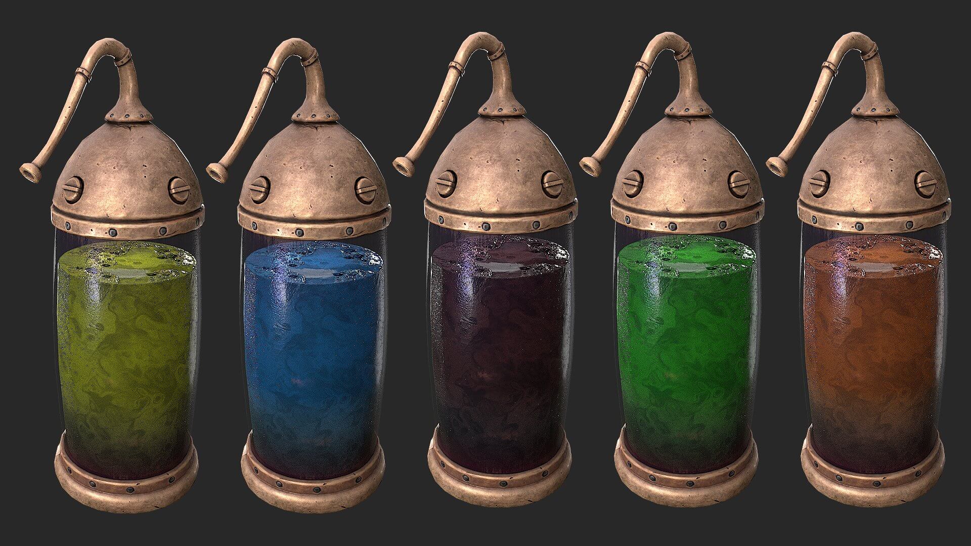 Medieval Capsule Laboratory - 3D Model by Dereza