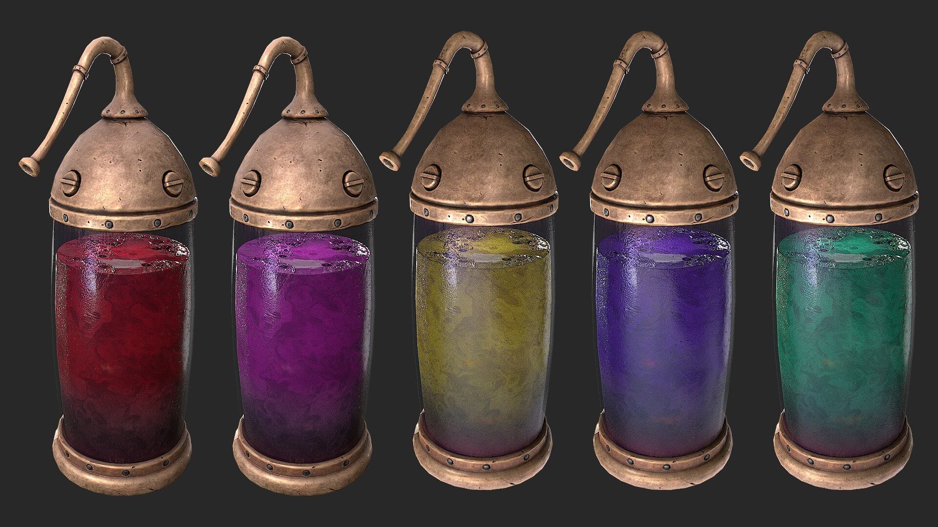 Medieval Capsule Laboratory - 3D Model by Dereza