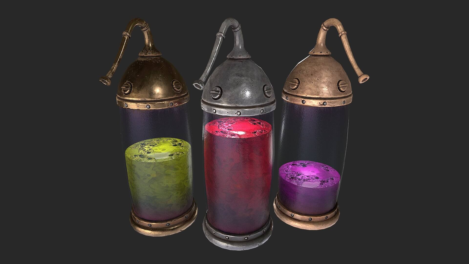 Medieval Capsule Laboratory - 3D Model by Dereza