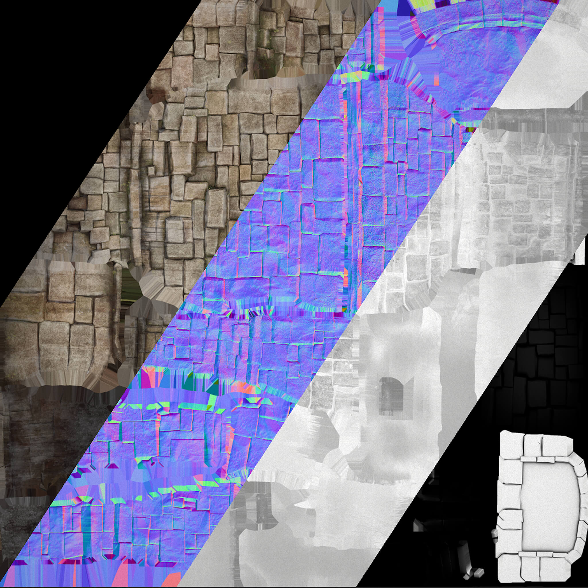 Medieval City Building - 3D Model by Dereza