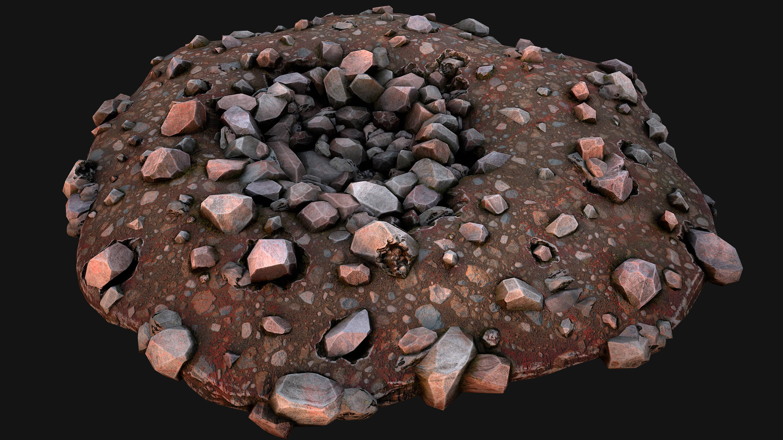 Medieval Coal Ore Mine - 3D Model by Dereza