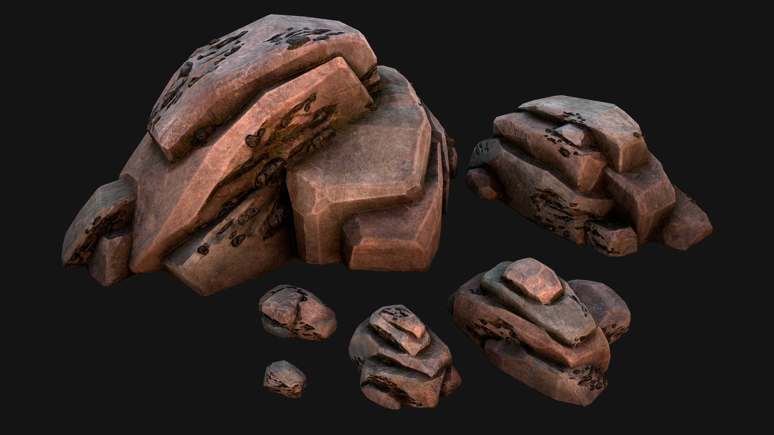 Medieval Coal Ore Mine - 3D Model by Dereza