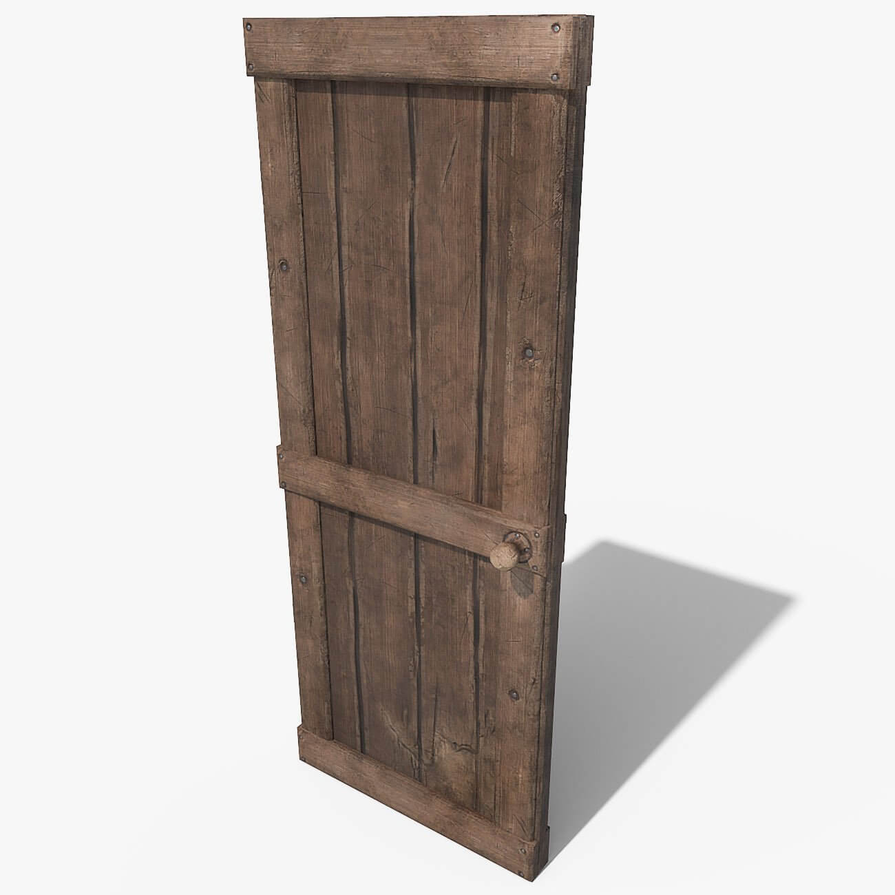 Medieval Door - 3D Model by Dereza