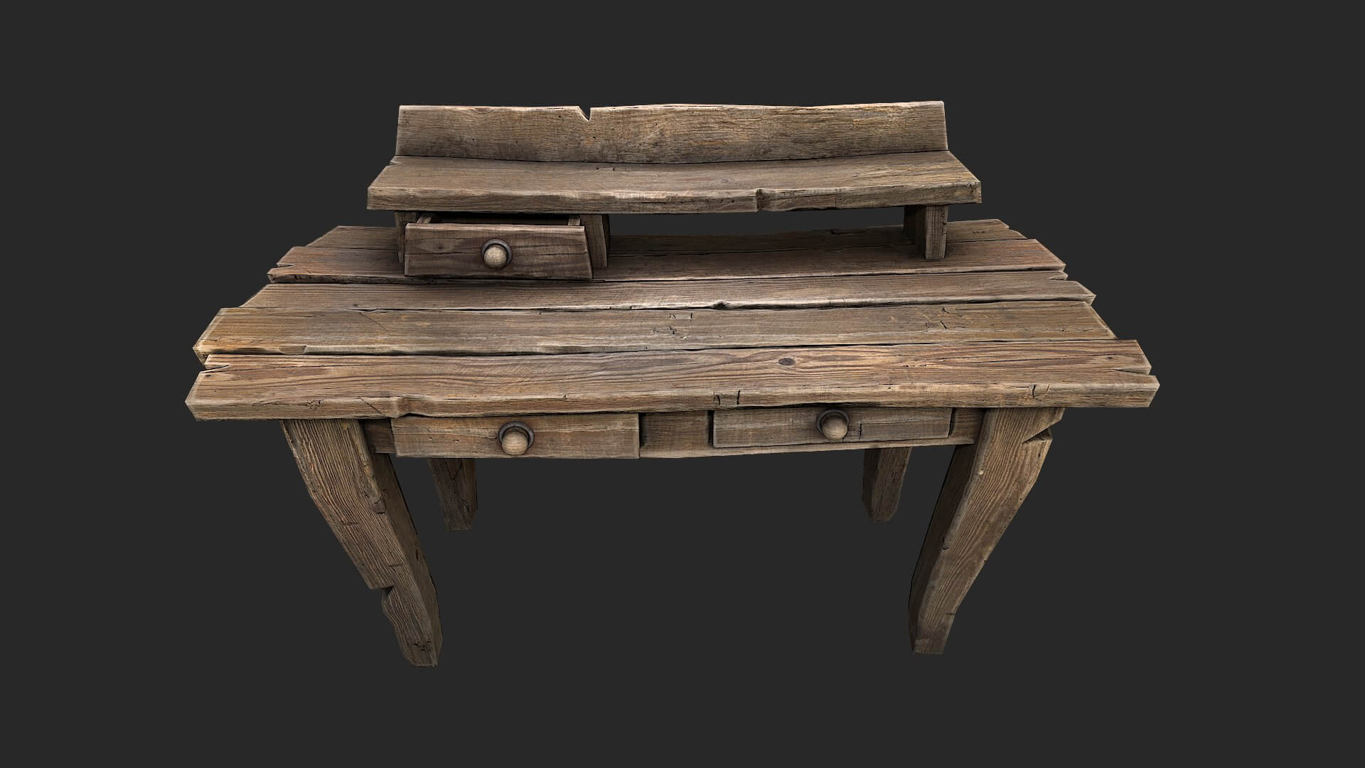 Medieval Lab Table - 3D Model by Dereza