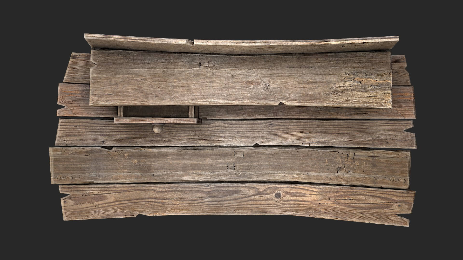 Medieval Lab Table - 3D Model by Dereza