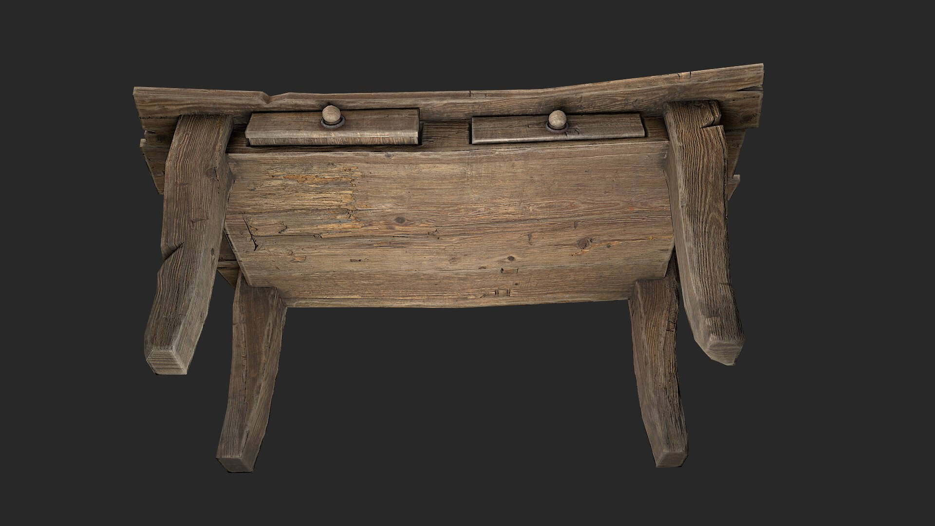 Medieval Lab Table - 3D Model by Dereza