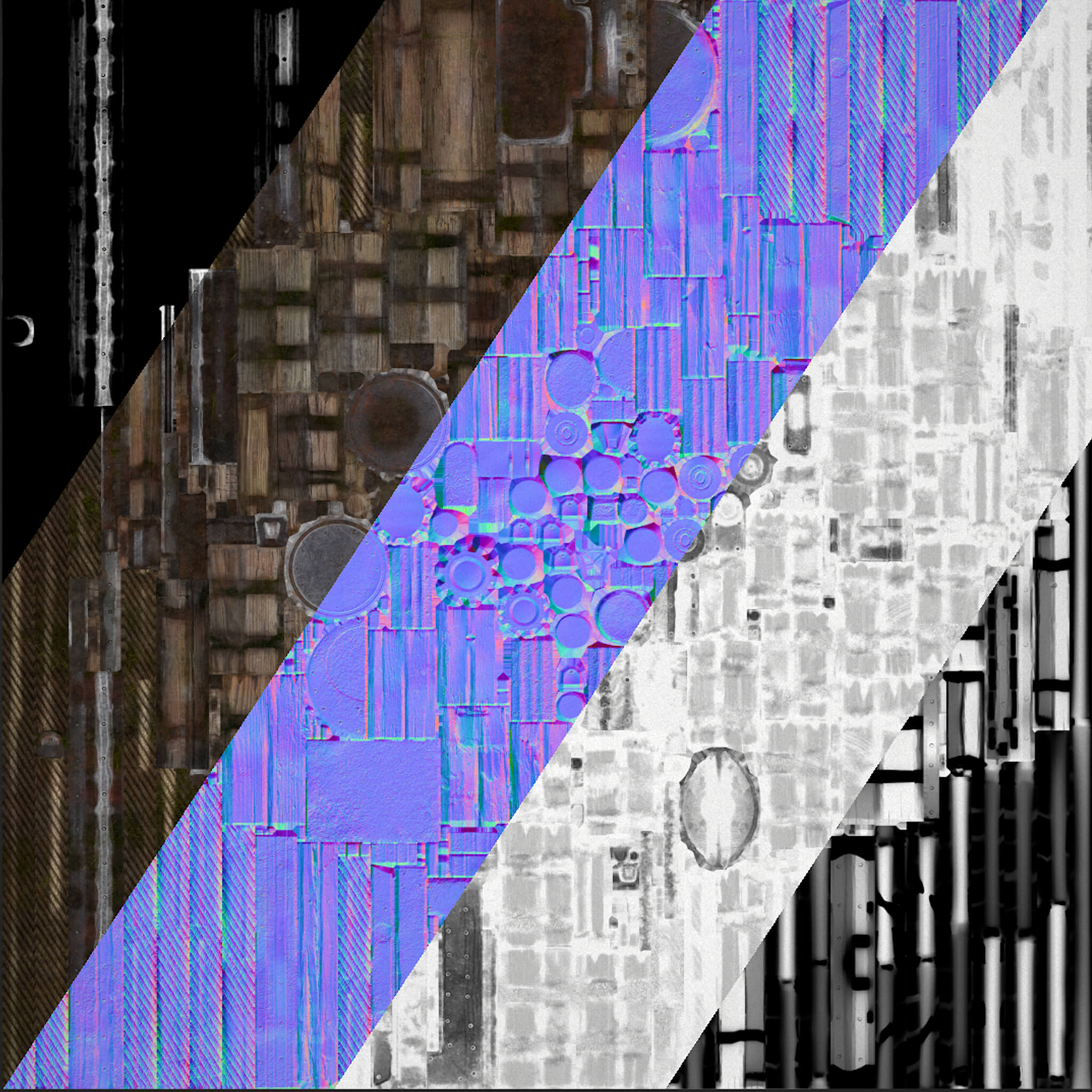 Medieval Mine Quarry Industrial Pack - 3D Model by Dereza