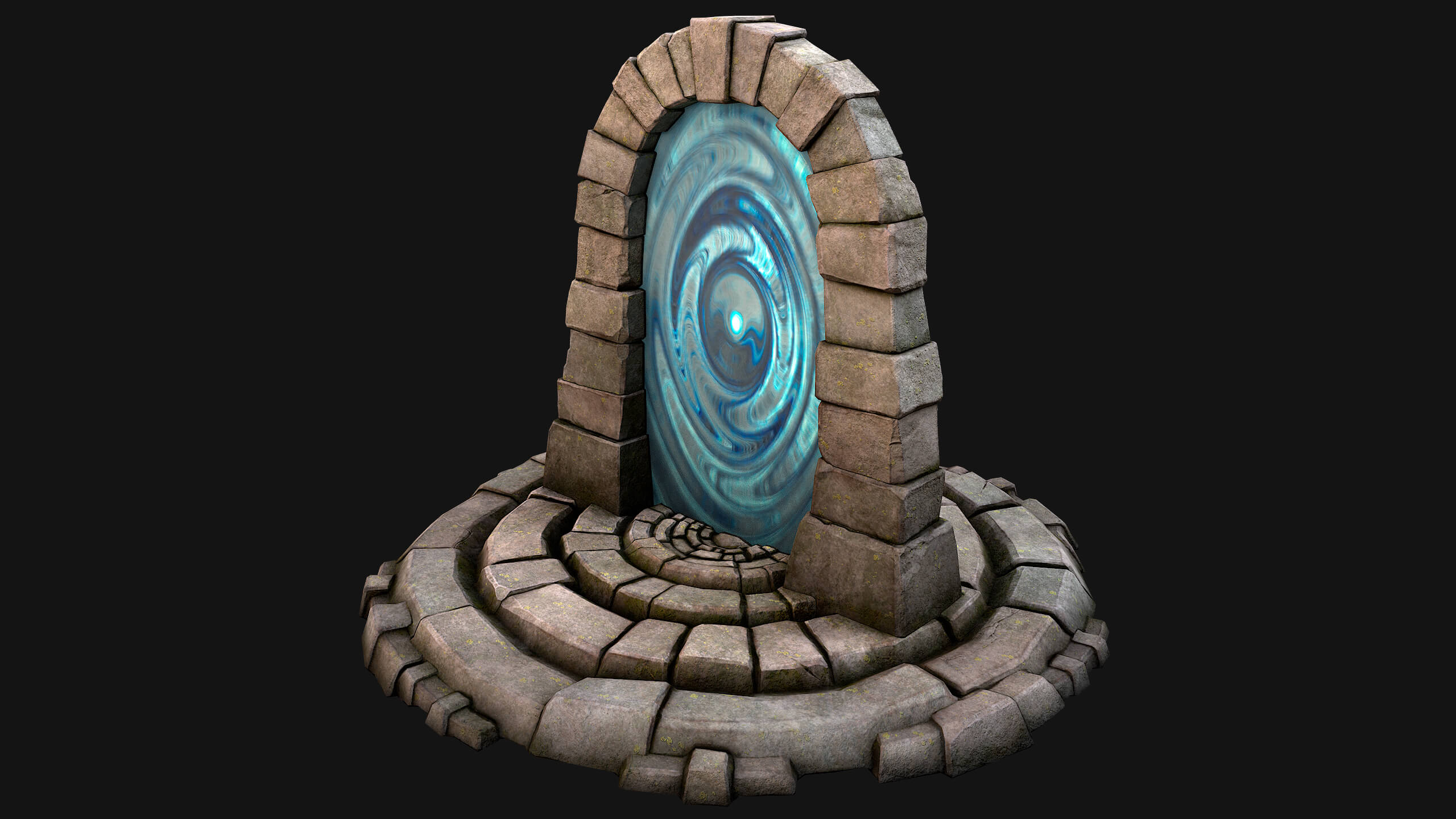 Medieval Portal Teleport Video Animation for Unreal and Unit - 3D Model ...