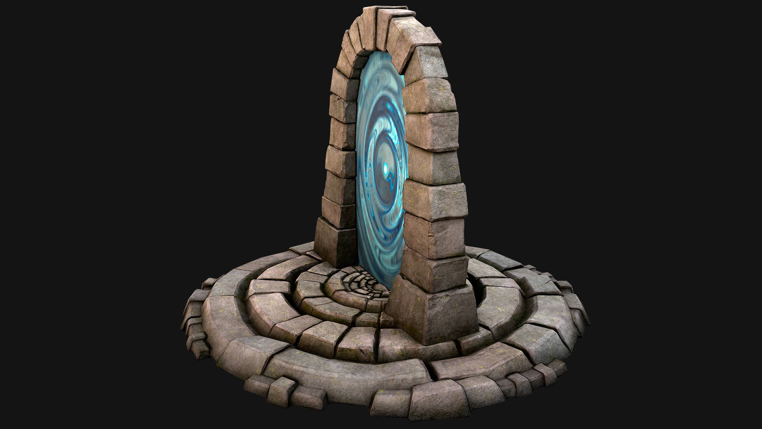 Medieval Portal Teleport Video Animation for Unreal and Unit - 3D Model ...