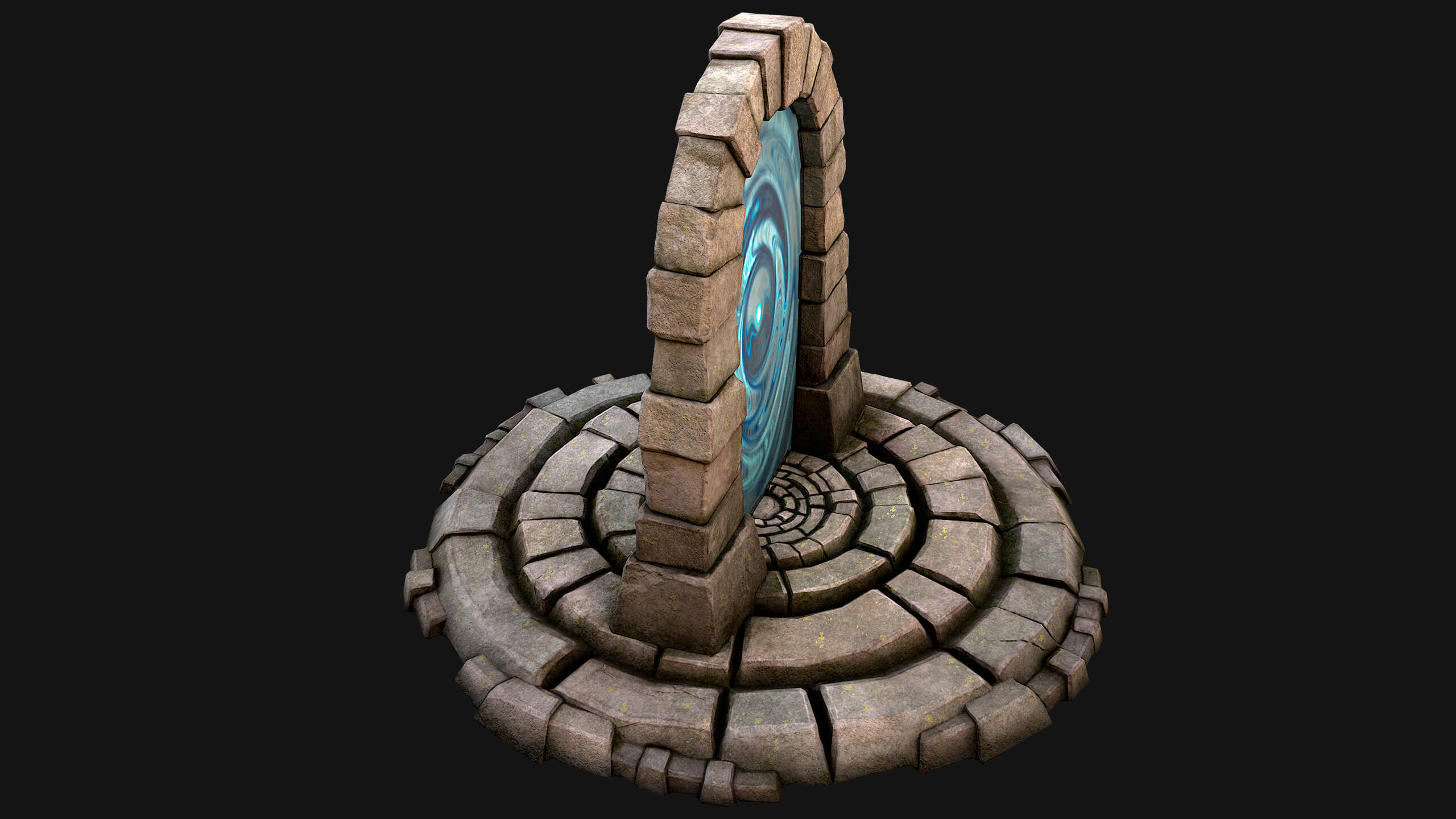 Medieval Portal Teleport Video Animation for Unreal and Unit - 3D Model ...
