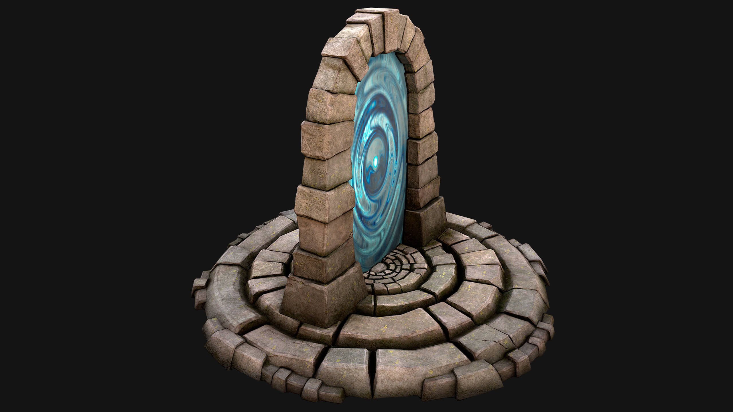 Medieval Portal Teleport Video Animation for Unreal and Unit - 3D Model ...