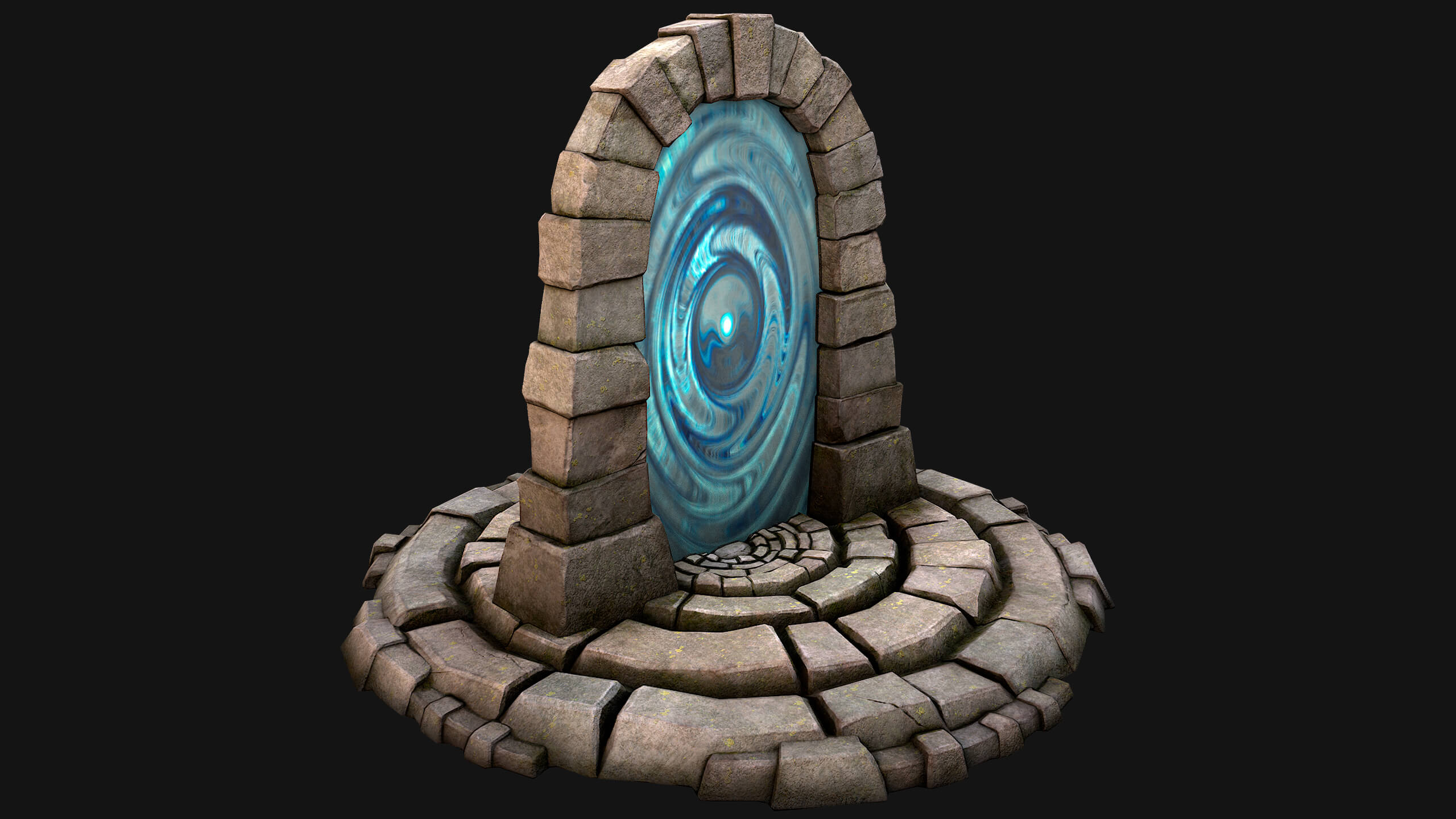 Medieval Portal Teleport Video Animation for Unreal and Unit - 3D Model ...