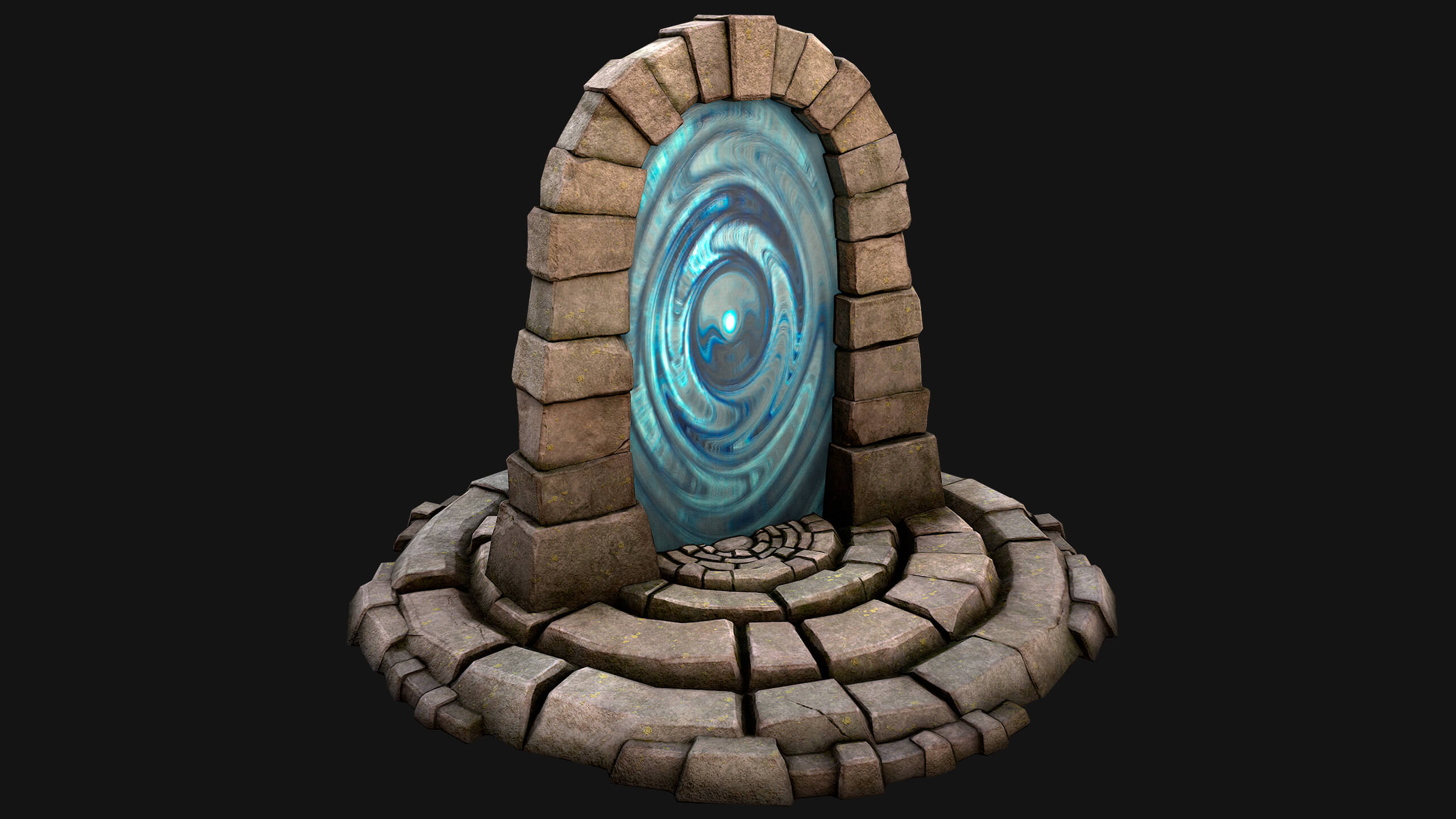 Medieval Portal Teleport Video Animation for Unreal and Unit - 3D Model ...