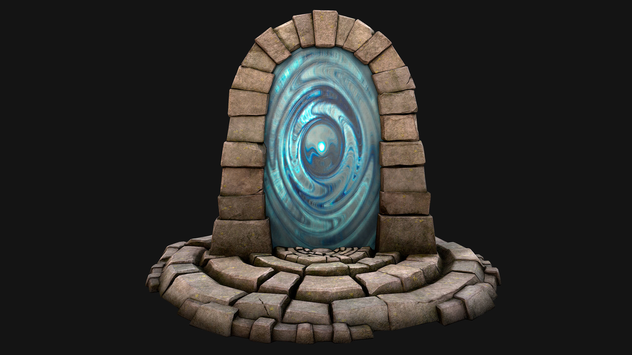 Medieval Portal Teleport Video Animation for Unreal and Unit - 3D Model ...