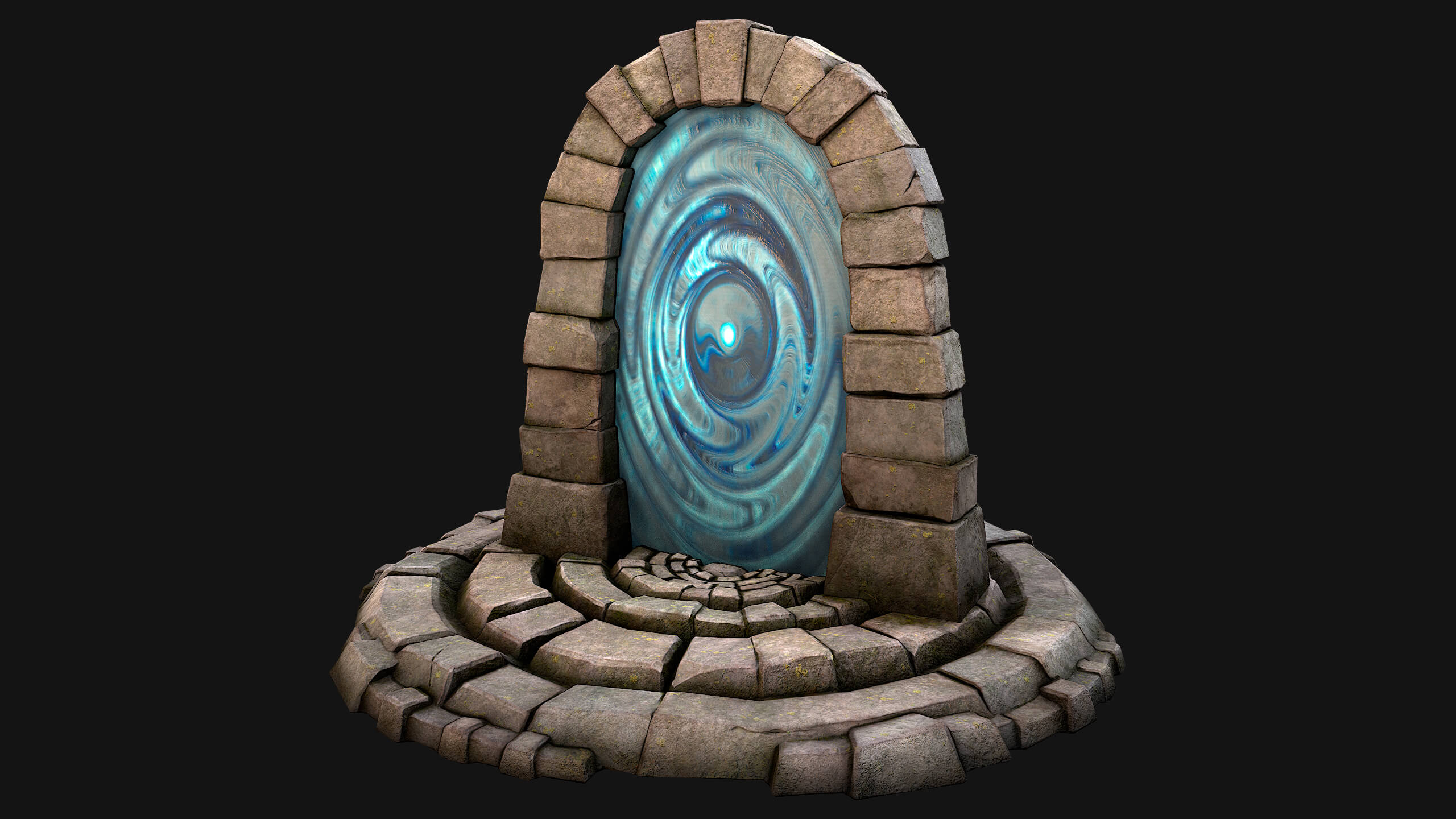 Medieval Portal Teleport Video Animation for Unreal and Unit - 3D Model ...