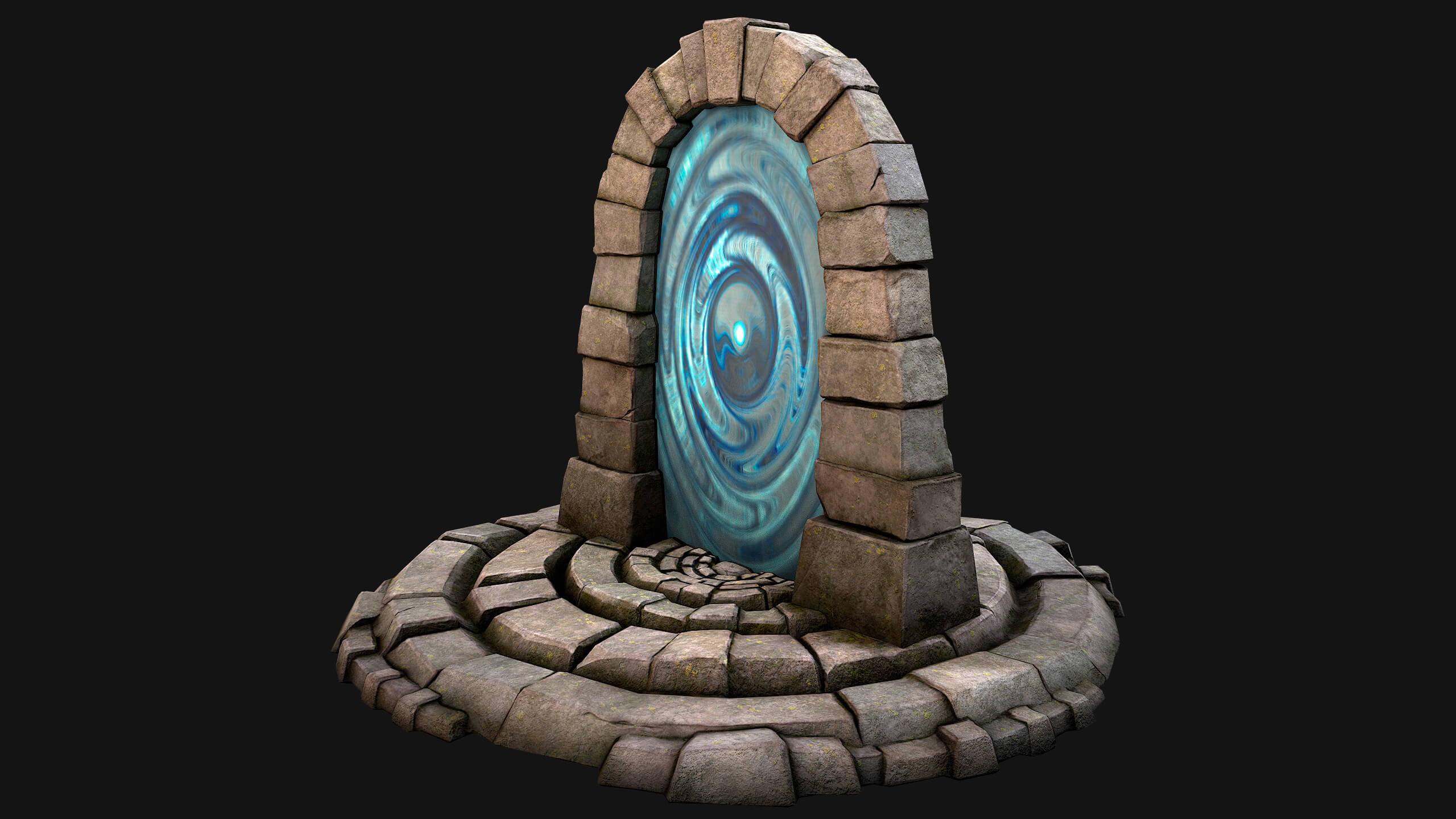 Medieval Portal Teleport Video Animation for Unreal and Unit - 3D Model ...