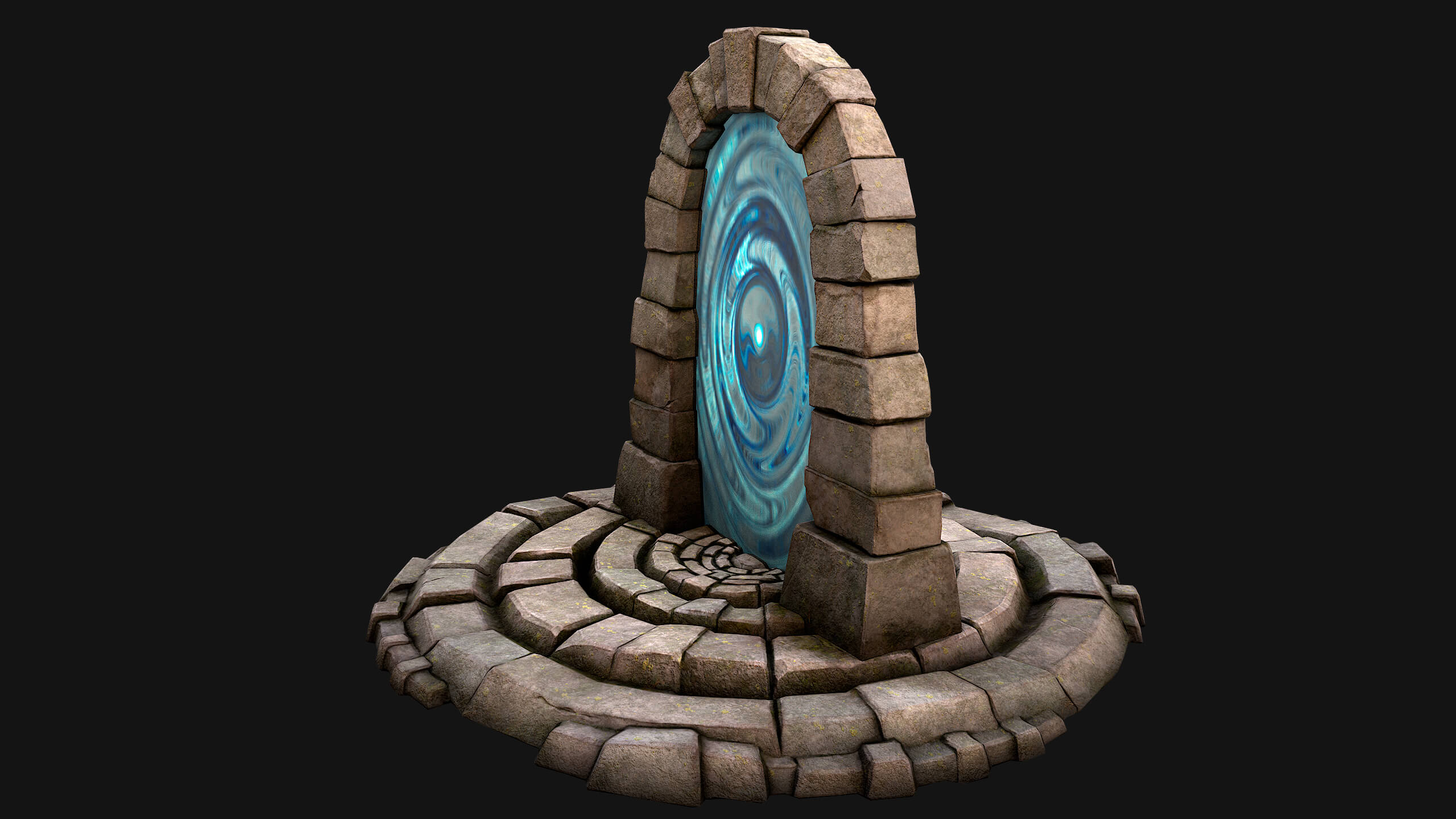 Medieval Portal Teleport Video Animation for Unreal and Unit - 3D Model ...