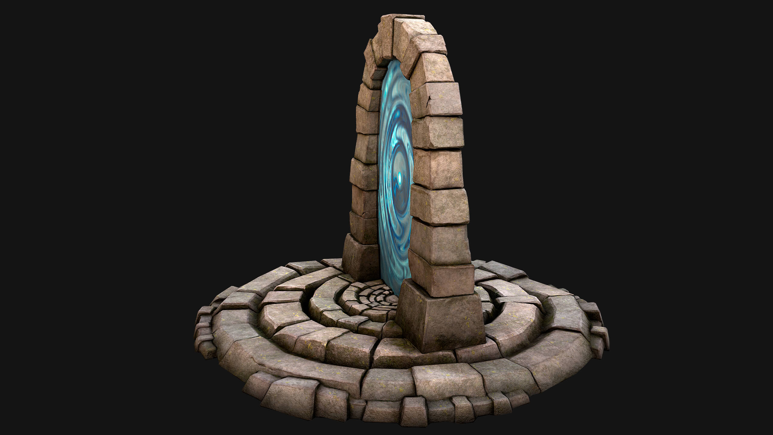 Medieval Portal Teleport Video Animation for Unreal and Unit - 3D Model ...