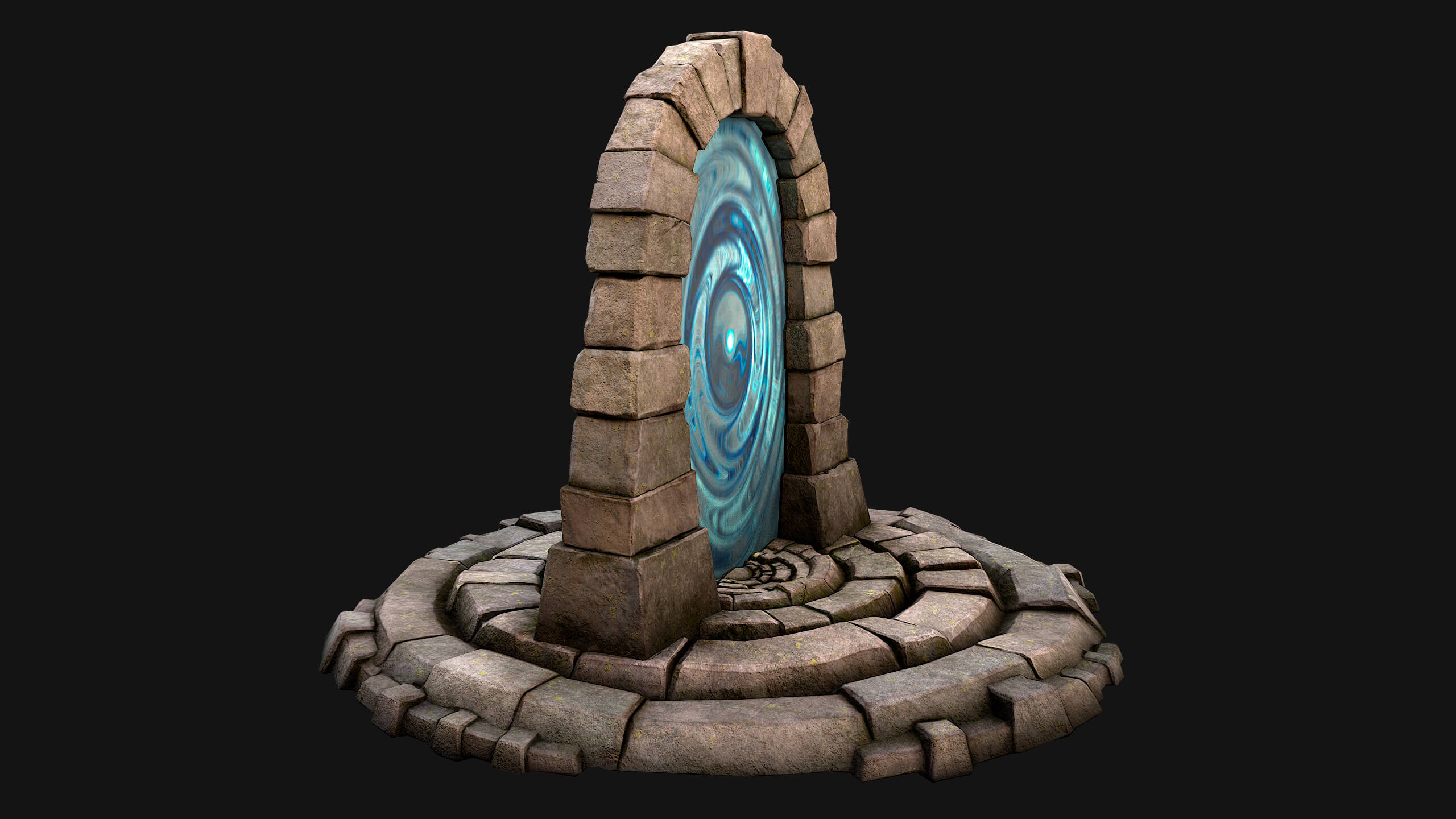 Medieval Portal Teleport Video Animation for Unreal and Unit - 3D Model ...