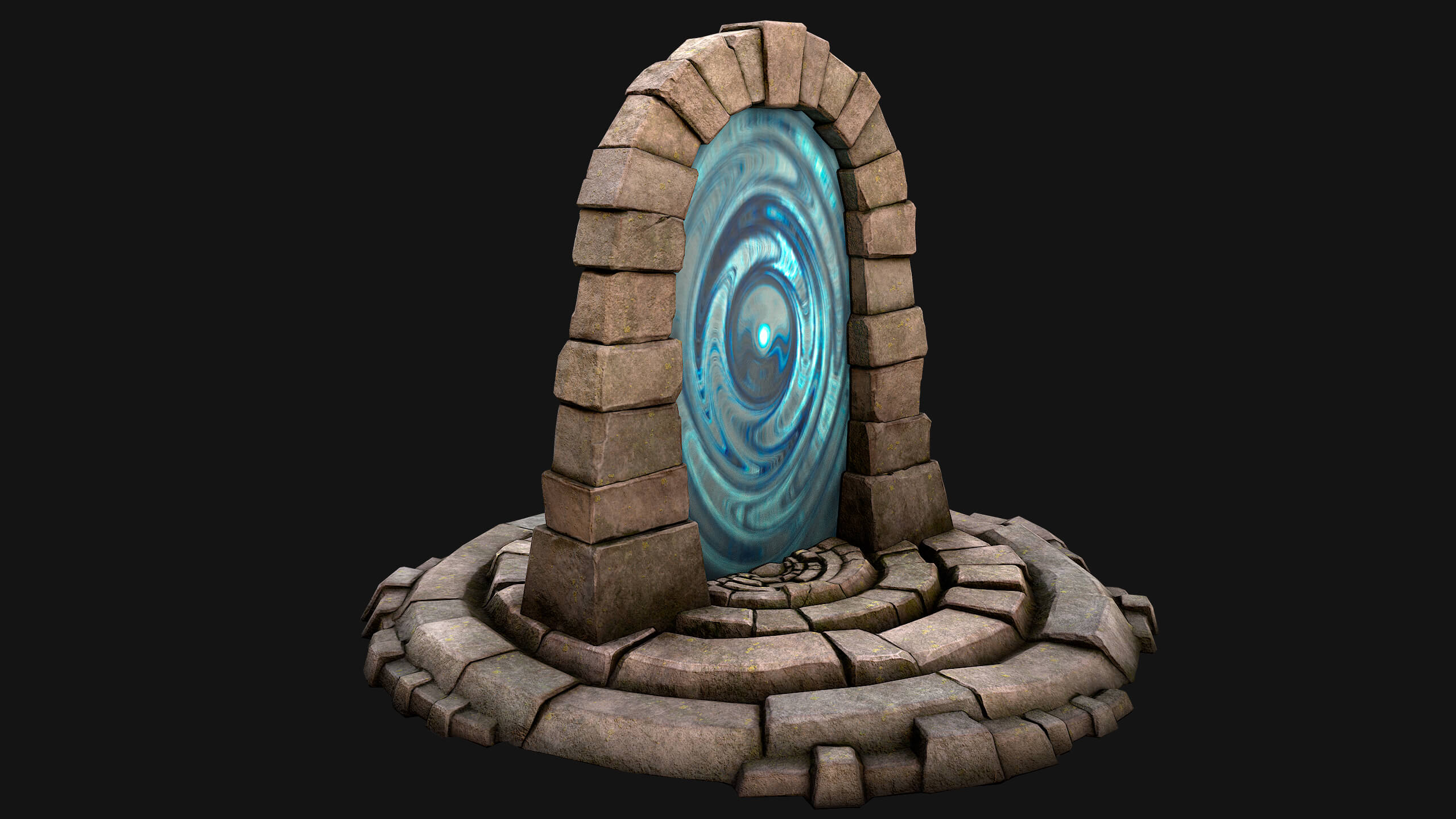 Medieval Portal Teleport Video Animation for Unreal and Unit - 3D Model ...
