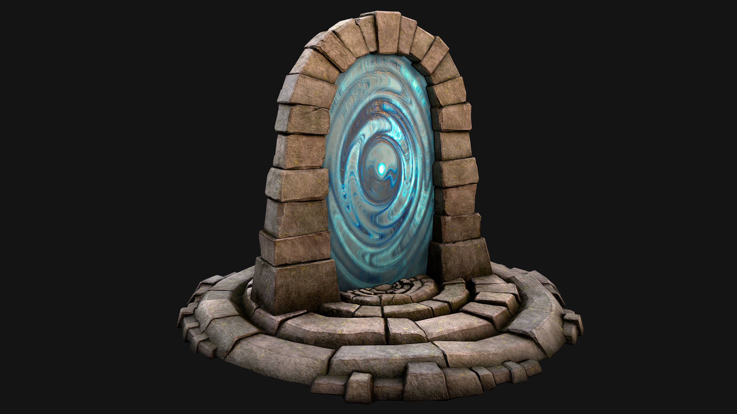 Medieval Portal Teleport Video Animation for Unreal and Unit - 3D Model ...
