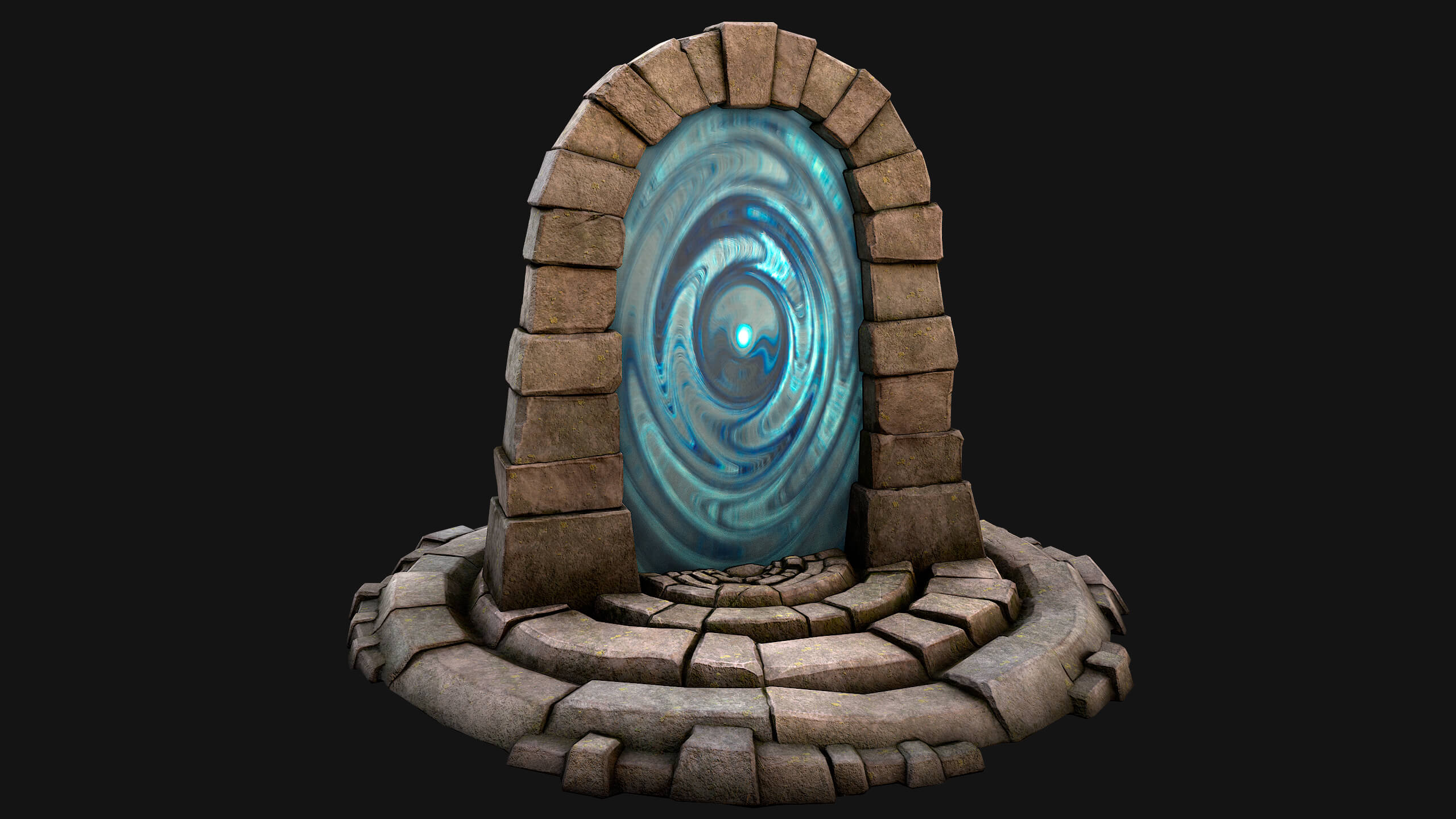Medieval Portal Teleport Video Animation for Unreal and Unit - 3D Model ...