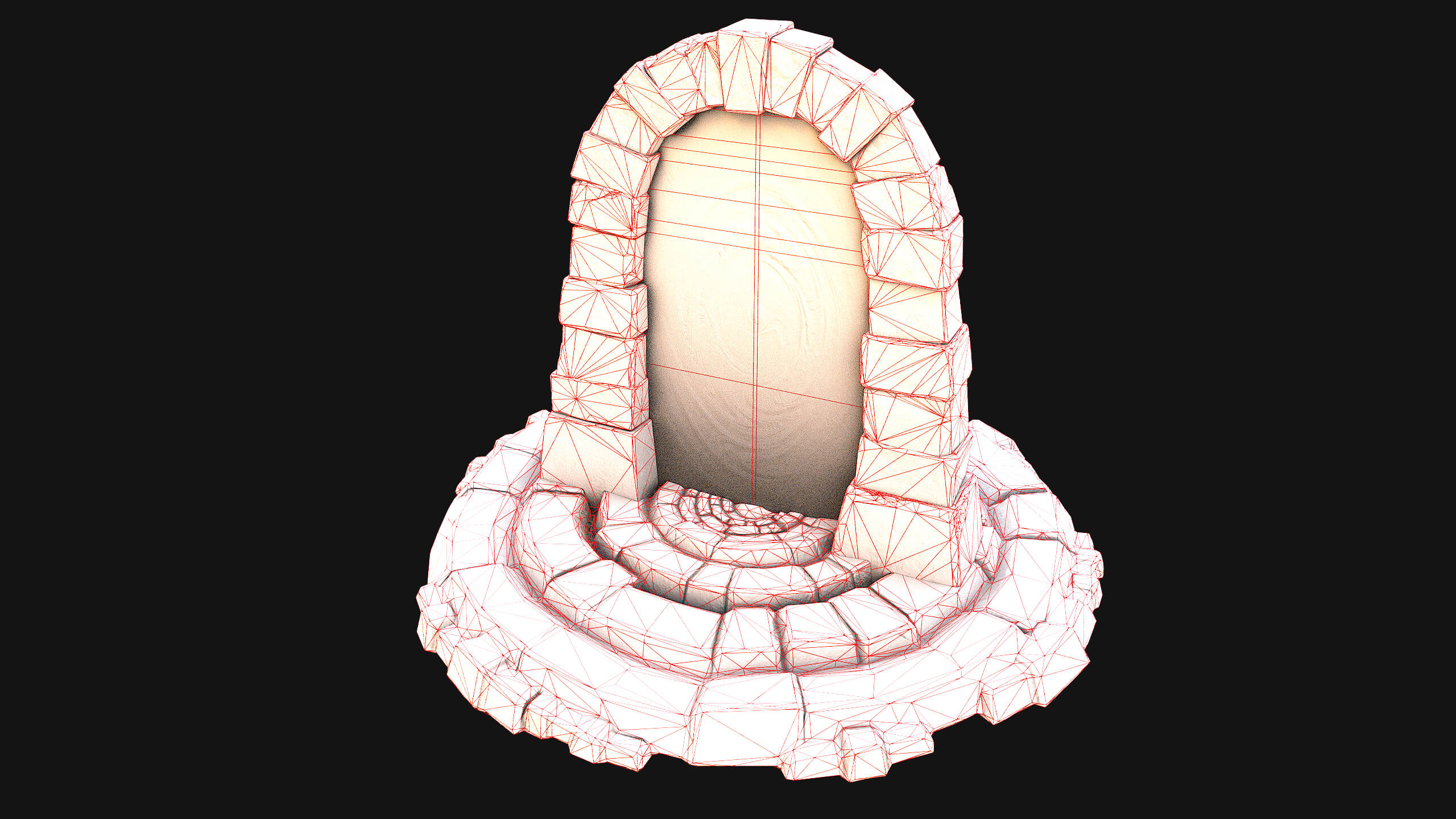 Medieval Portal Teleport Video Animation for Unreal and Unit - 3D Model by Dereza