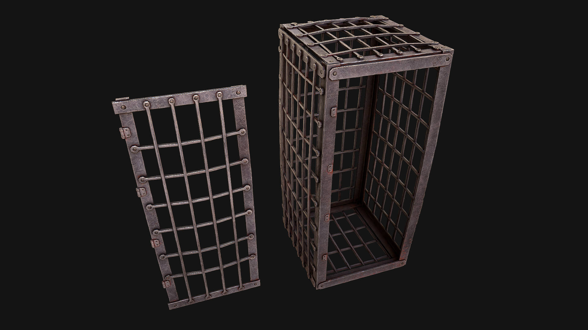 Medieval Prison Cells - 3D Model by Dereza