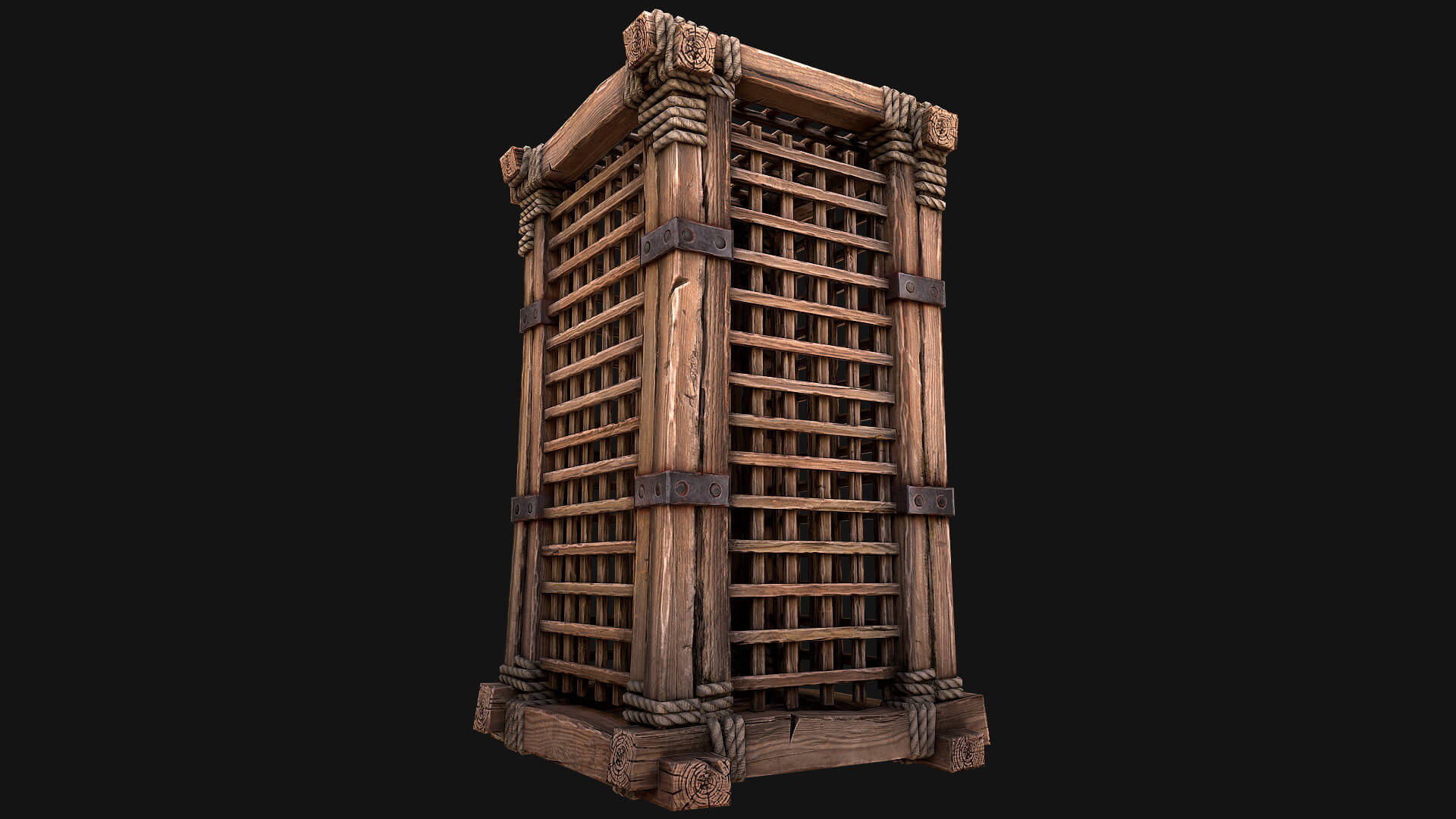 Medieval Prison Cells - 3D Model by Dereza